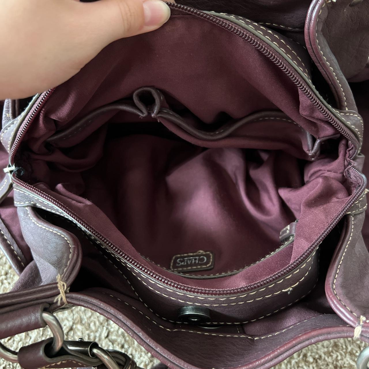 Chaps Women's Purple Bag | Depop