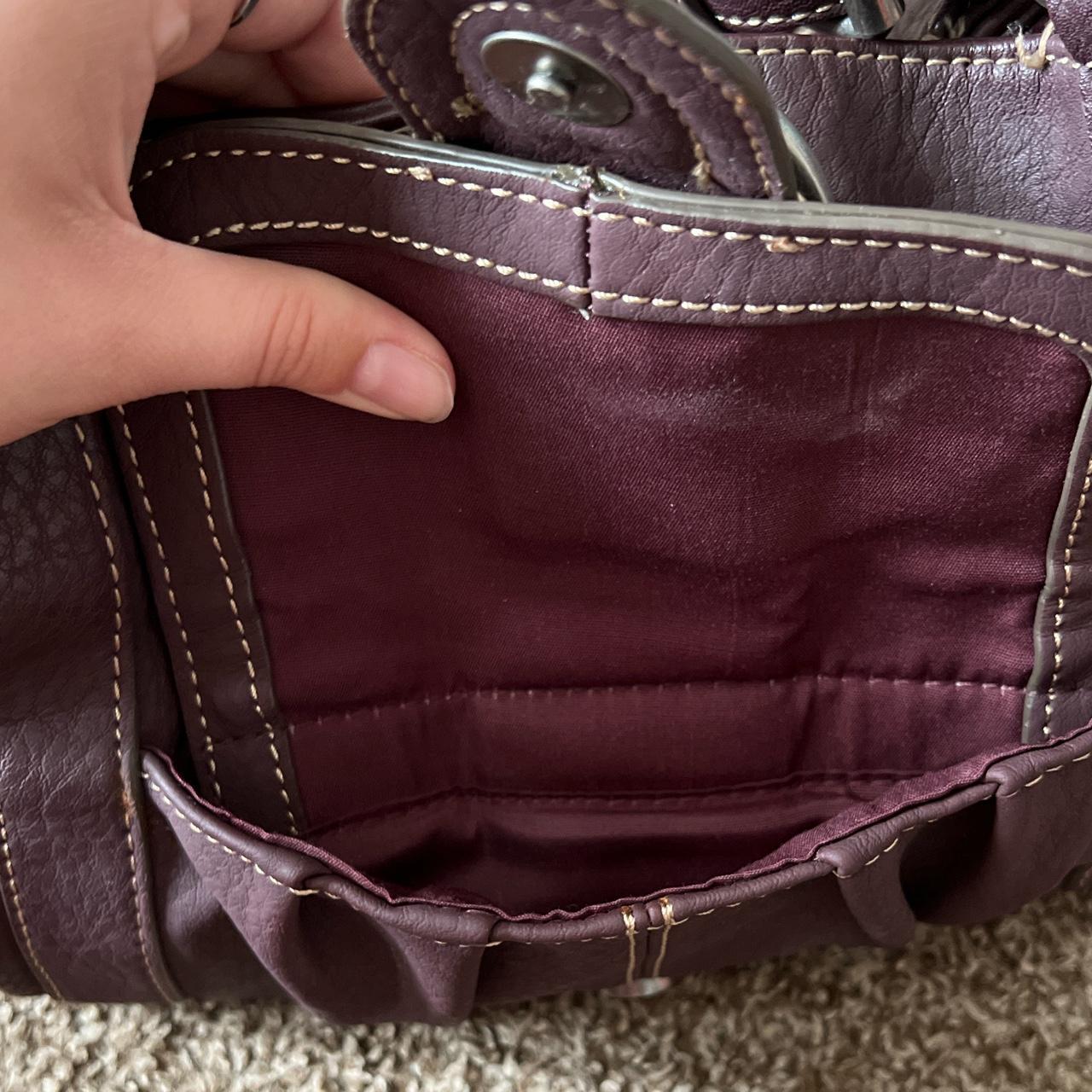 Chaps Women's Purple Bag | Depop