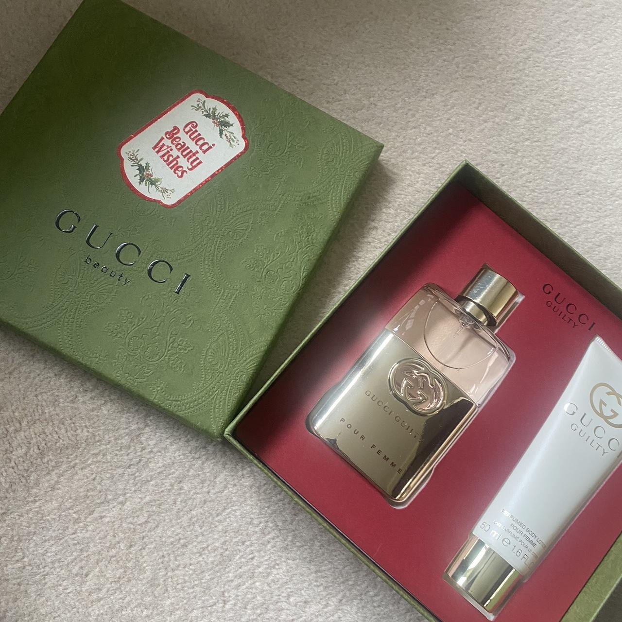 Gucci perfume gift set Gucci Guilty Pour... - Depop