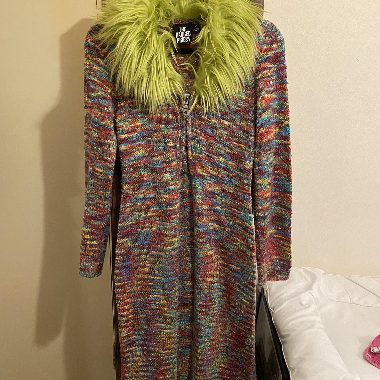 Like New Ragged Priest Spacedye Generation Multi Fur... - Depop