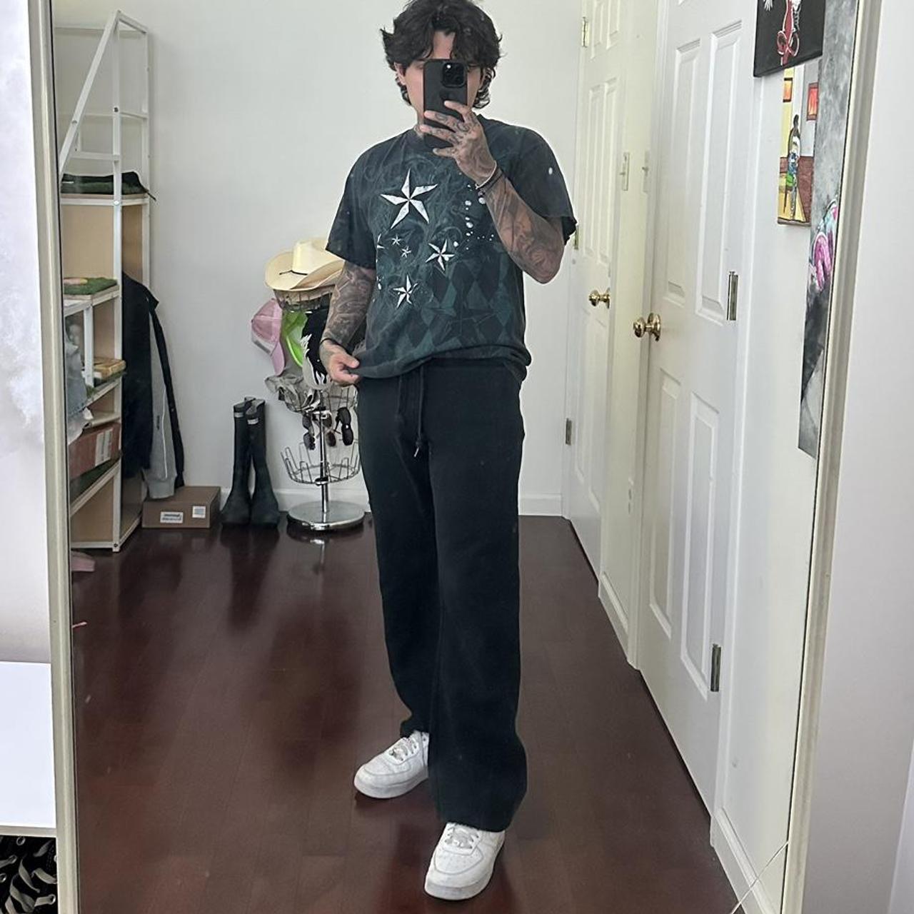 Champion black straight leg woman’s yoga sweatpants... - Depop