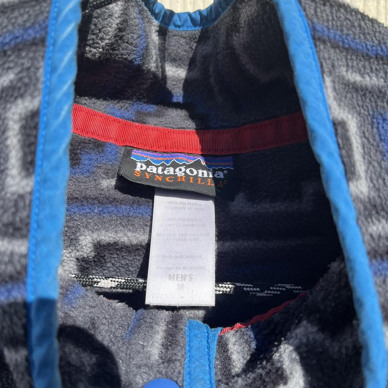 Patagonia "Aztec" Synchilla 23"x28" #patagonia... - Depop