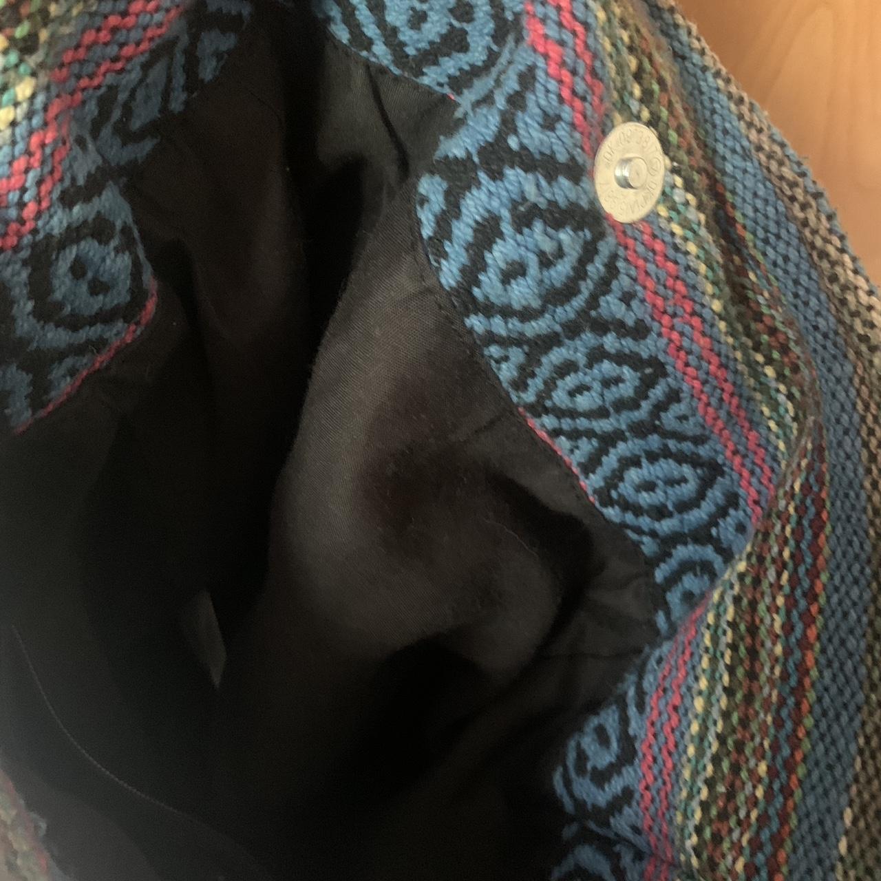 Earthbound Trading Co hippie shoulder bag. Blue with... - Depop