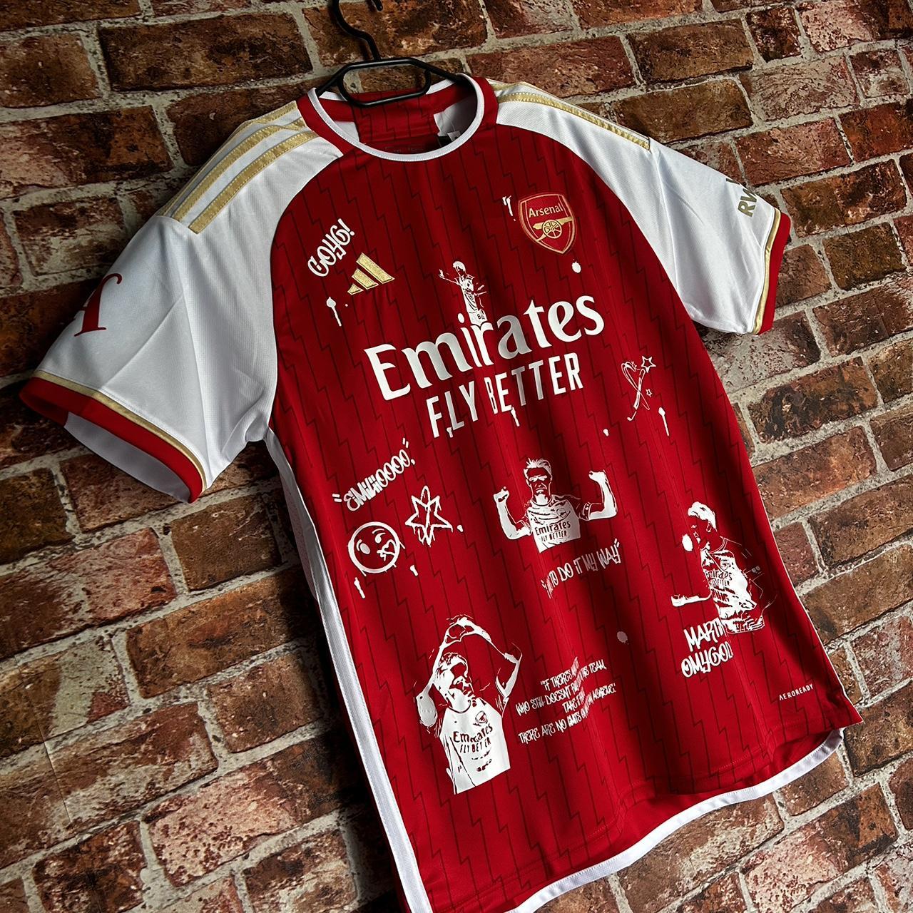 New arsenal home shirt 2023/24 season customised in... - Depop