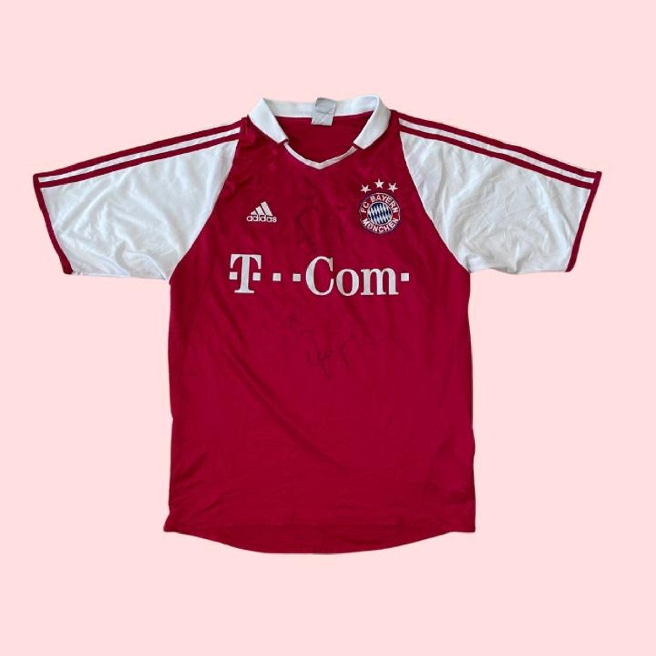 Vintage Bayern Munich home football shirt 2003 2005... - Depop