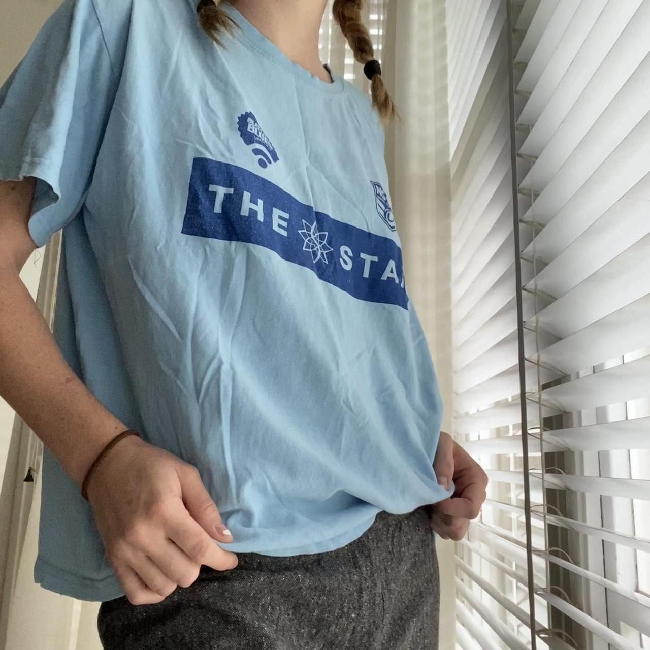 Unisex rugby league top! Lovely pop of colour and... - Depop