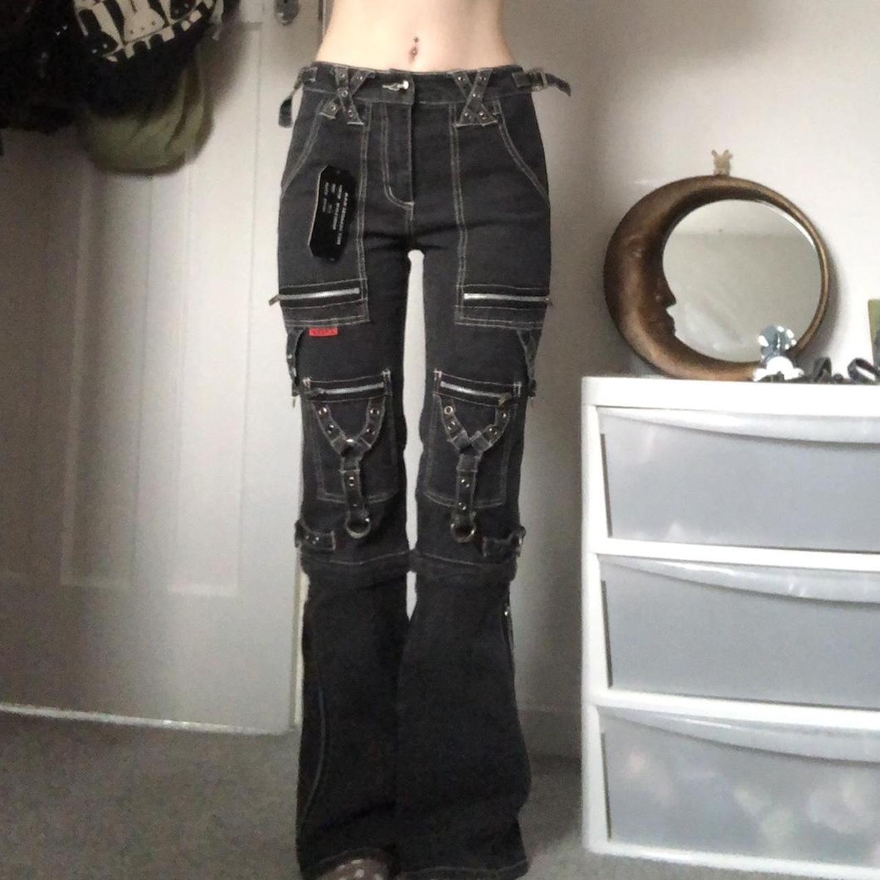 insaneee pair of tripp nyc black jeans brand new... - Depop