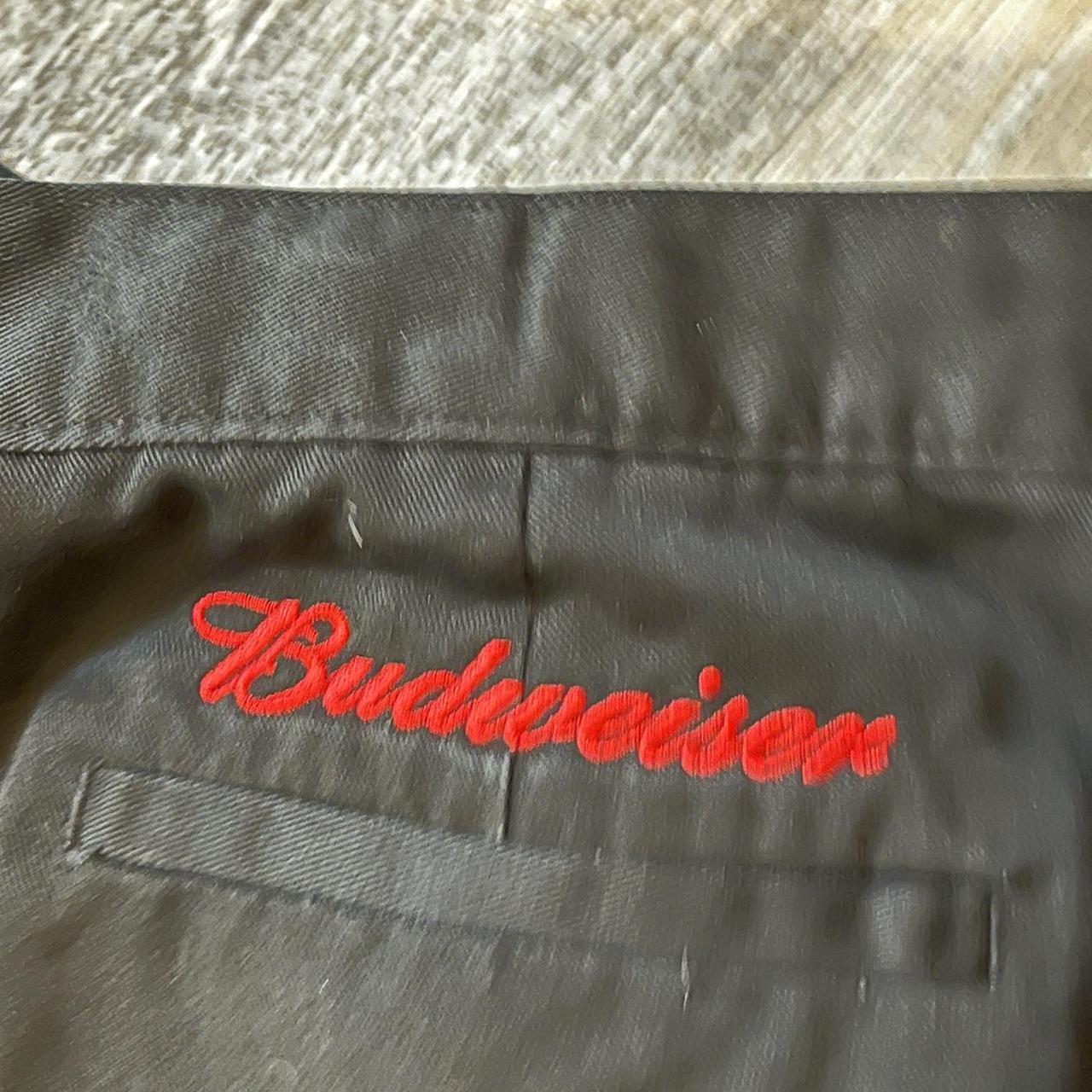 Budweiser Cargo Pants Measurements - 33.5in... - Depop