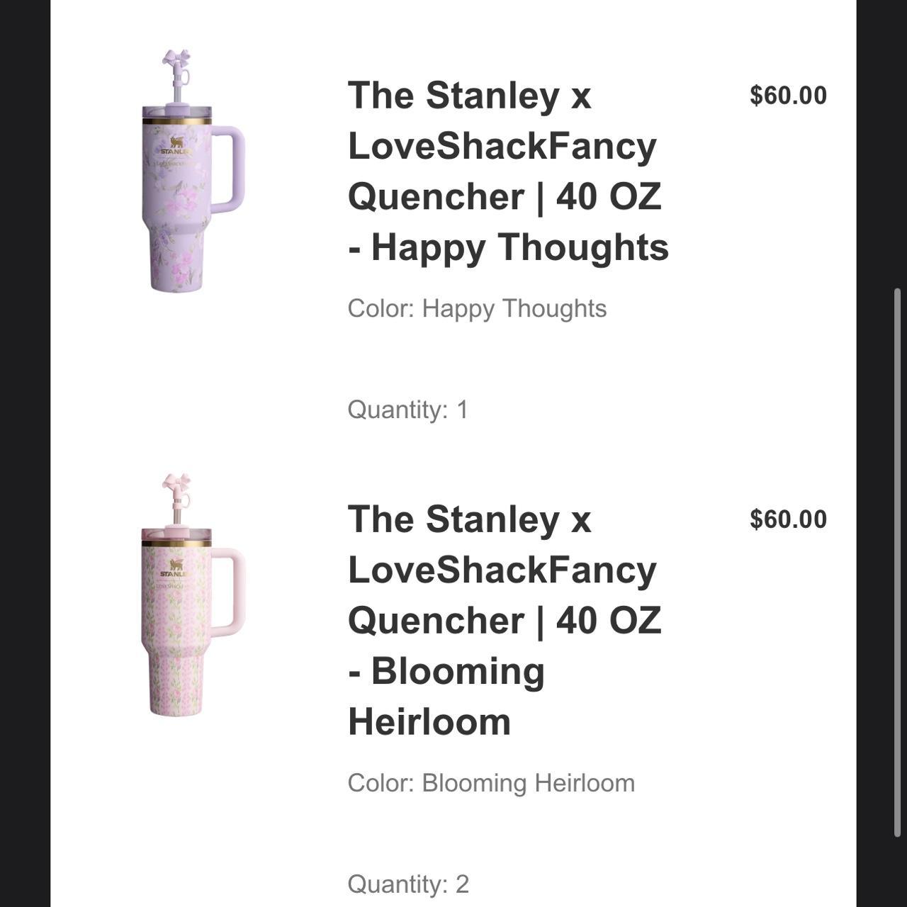 BRAND NEW Stanley x LoveShackFancy collab💜💖 Happy... - Depop