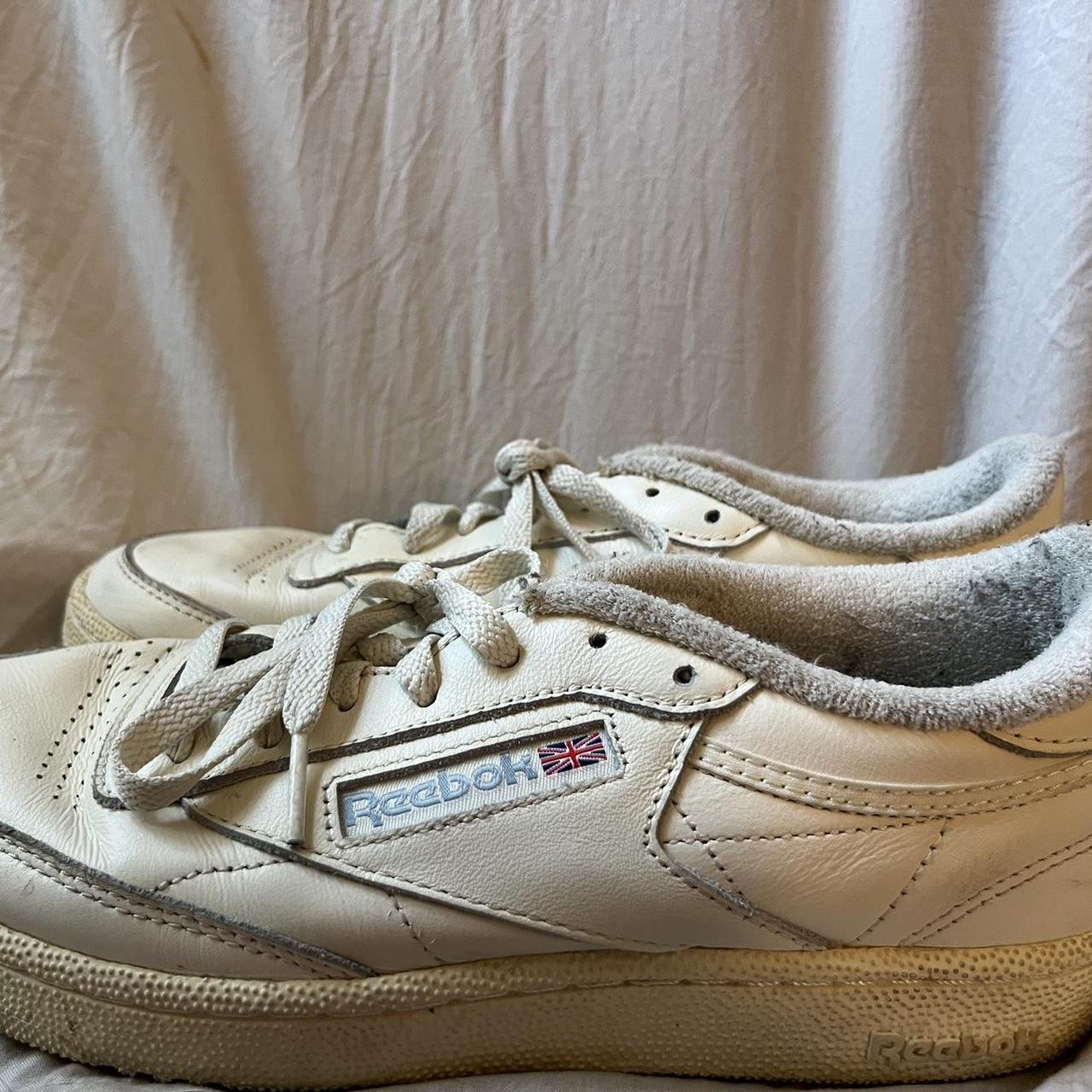 Reebok light blue club c 85 mens size 6 - Depop