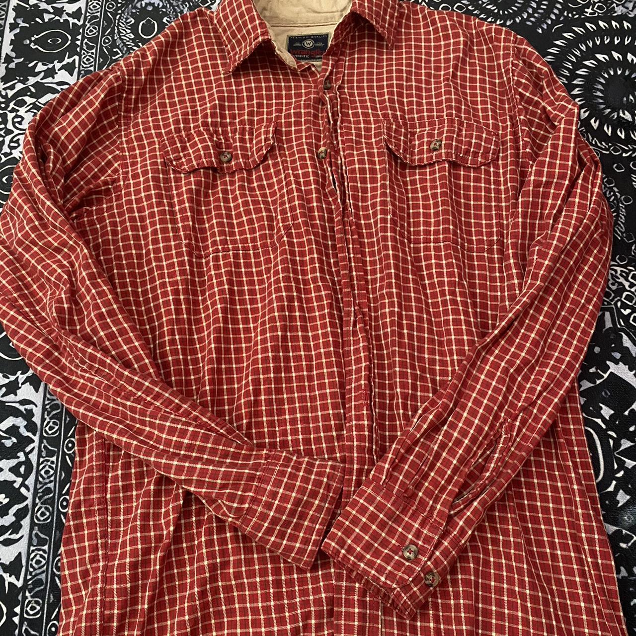 Wrangler Button Up - Depop