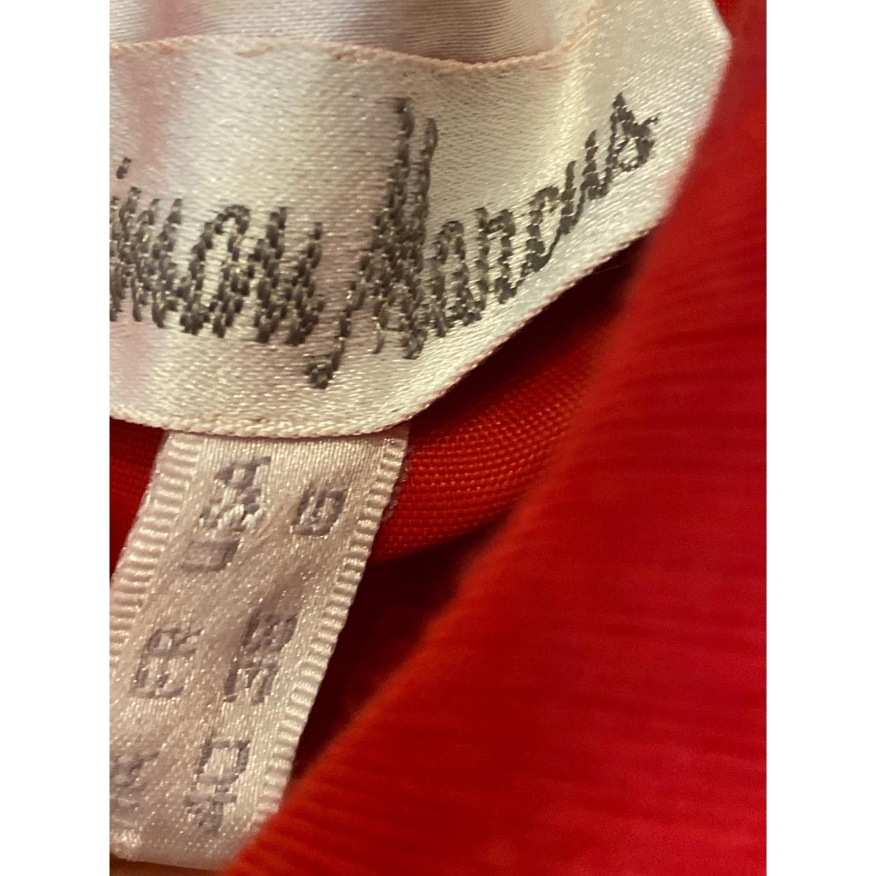 VINTAGE 90'S PILAR ROSSI FOR NEIMAN MARCUS RED... - Depop