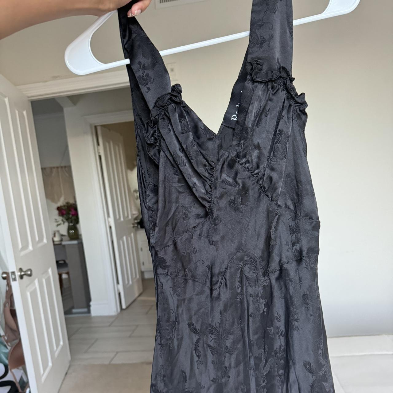 Realisation Par Roxy Dress in black, nice satin... - Depop