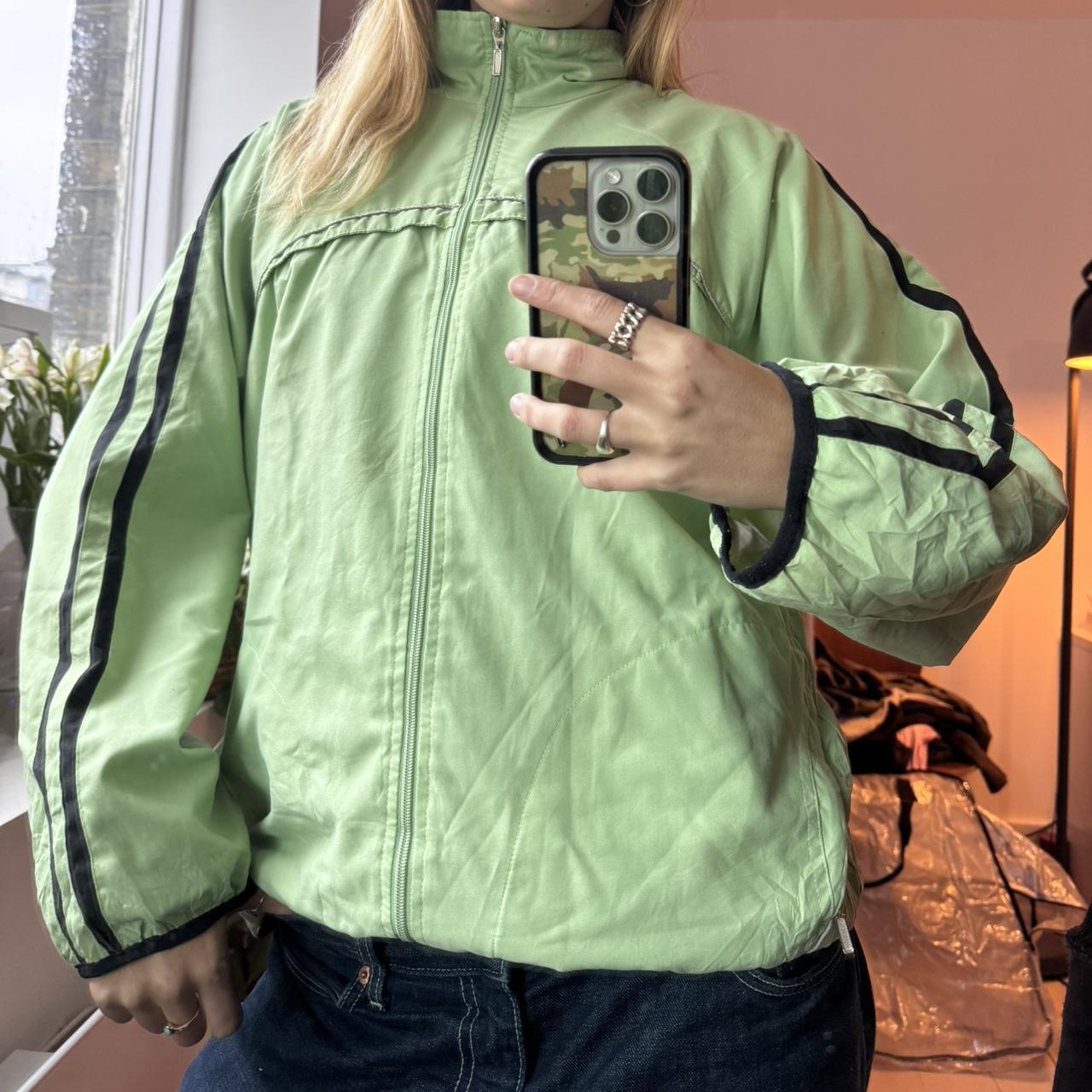 Vintage cargo zip up jacket utility style... - Depop