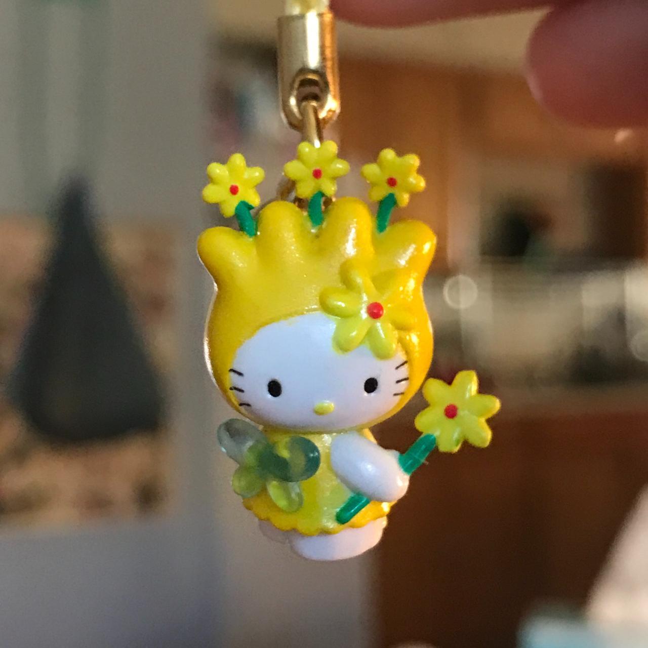 hello kitty phone charm / cell phone strap /... - Depop