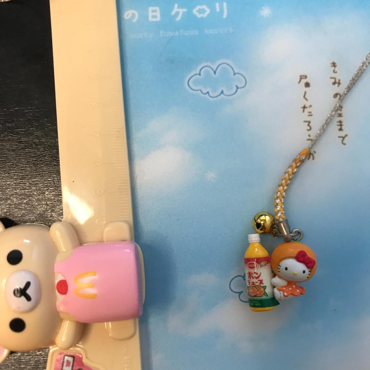 hello kitty phone charm / cell phone strap /... - Depop