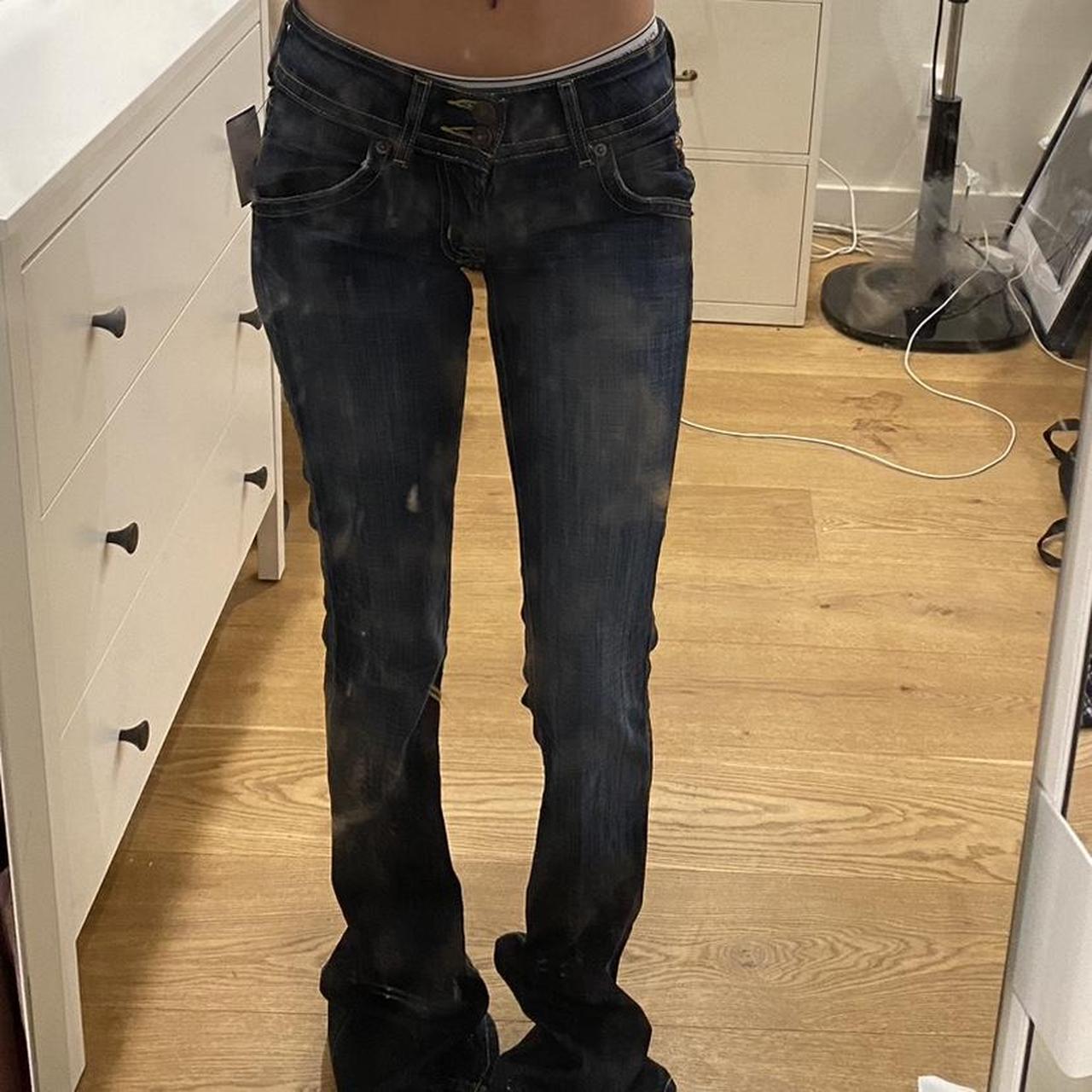 “Super model signature” low rise bootcut jeans from... - Depop