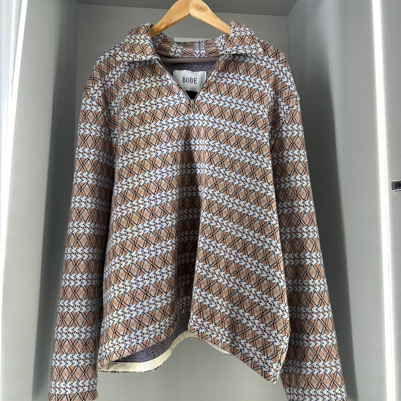 Bode Merino Wool Stripe Sweater Est Retail... - Depop