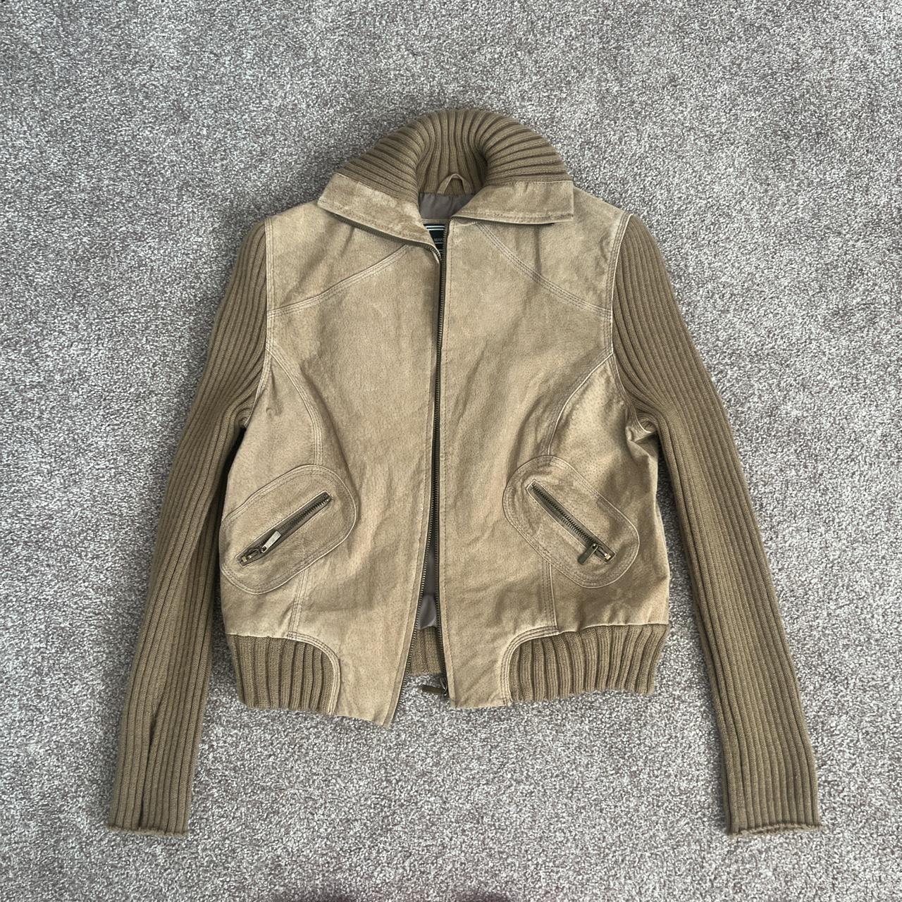 marcelle renee leather jacket -made with real leather! - Depop