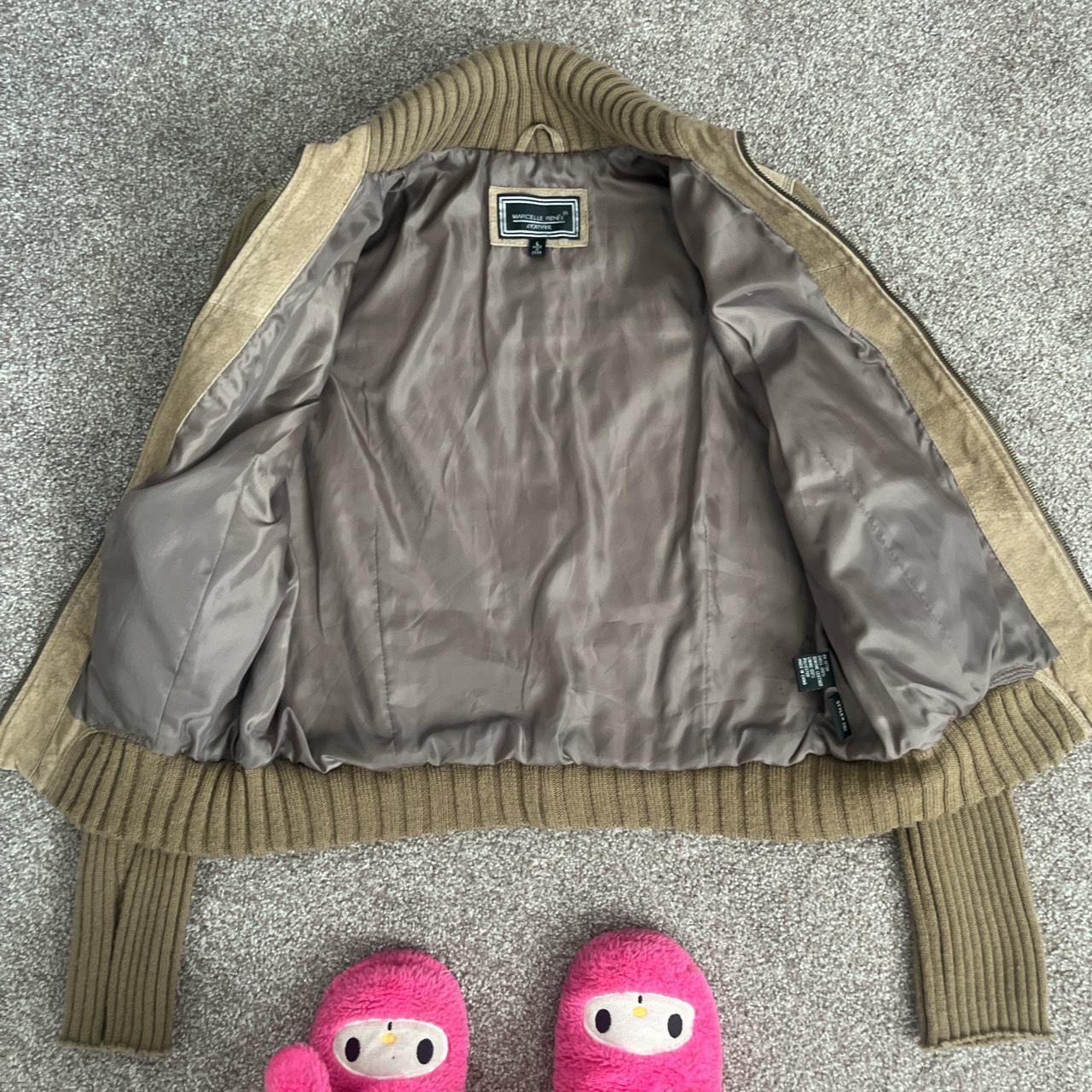 marcelle renee leather jacket -made with real leather! - Depop