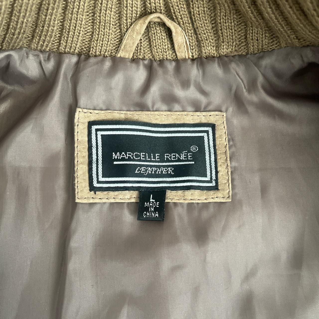 marcelle renee leather jacket -made with real leather! - Depop