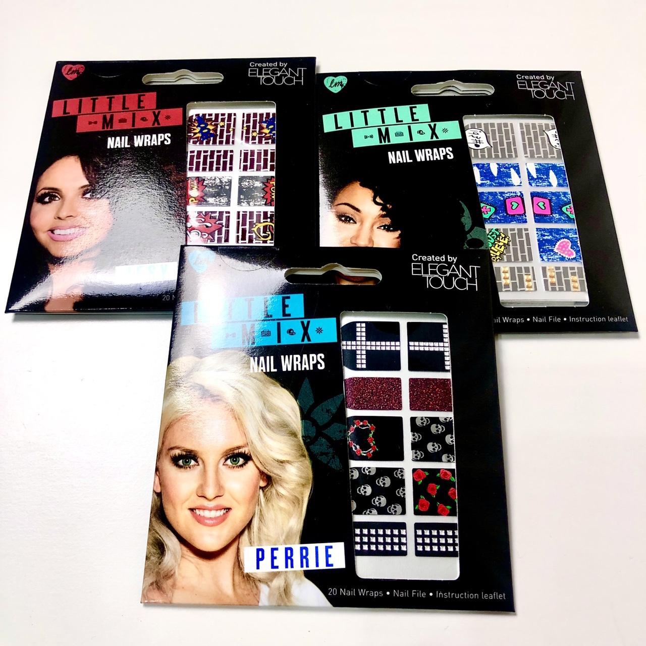 LITTLE MIX NAIL WRAPS so y2k, set of 3 recycled... - Depop