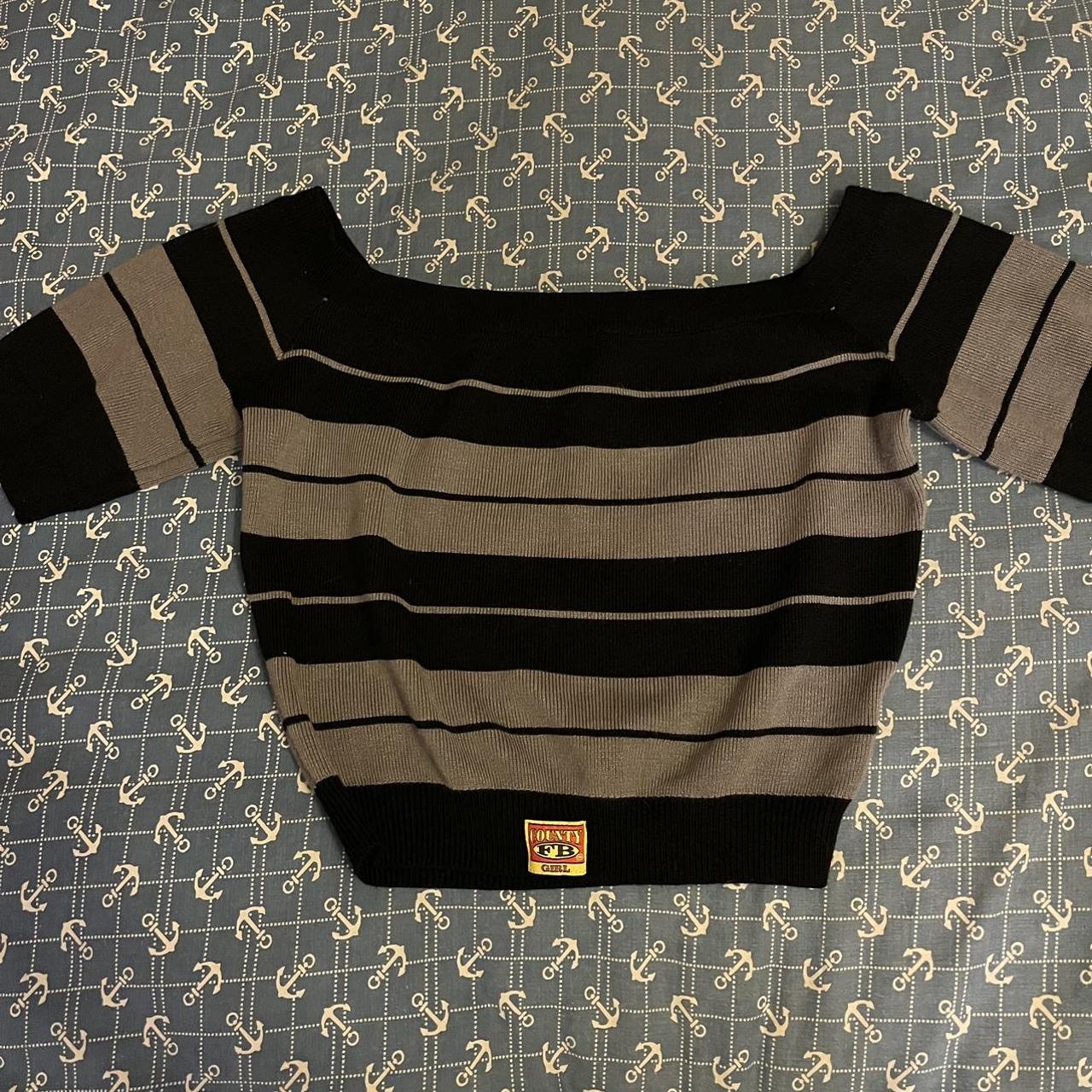 FB county off the shoulder crop top *not accepting... - Depop