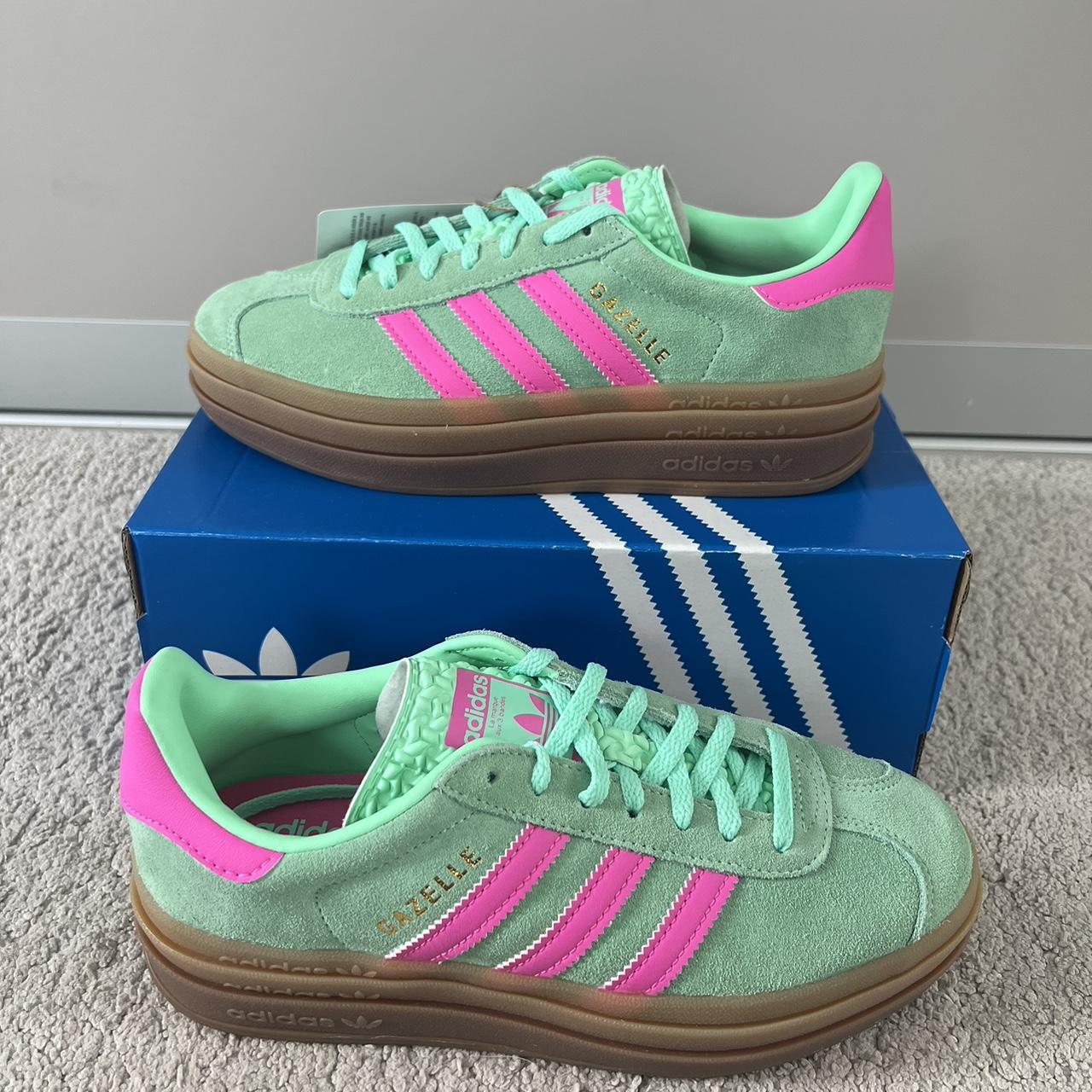 Adidas Gazelle Bold Pulse Mint Pink (Women’s) Size... - Depop