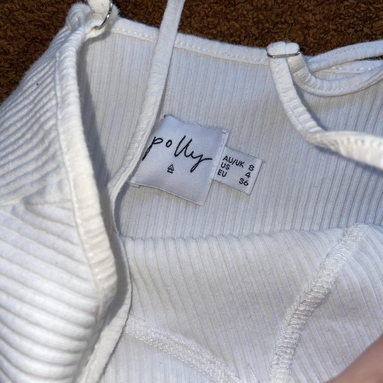 Princess Polly Women's White Bodysuit | Depop