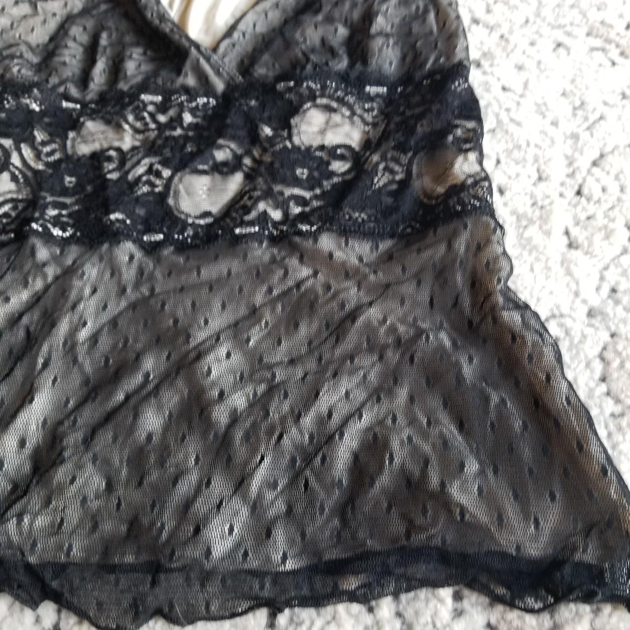 Beautiful whimsy gothic lace tank top! Sz medium... - Depop