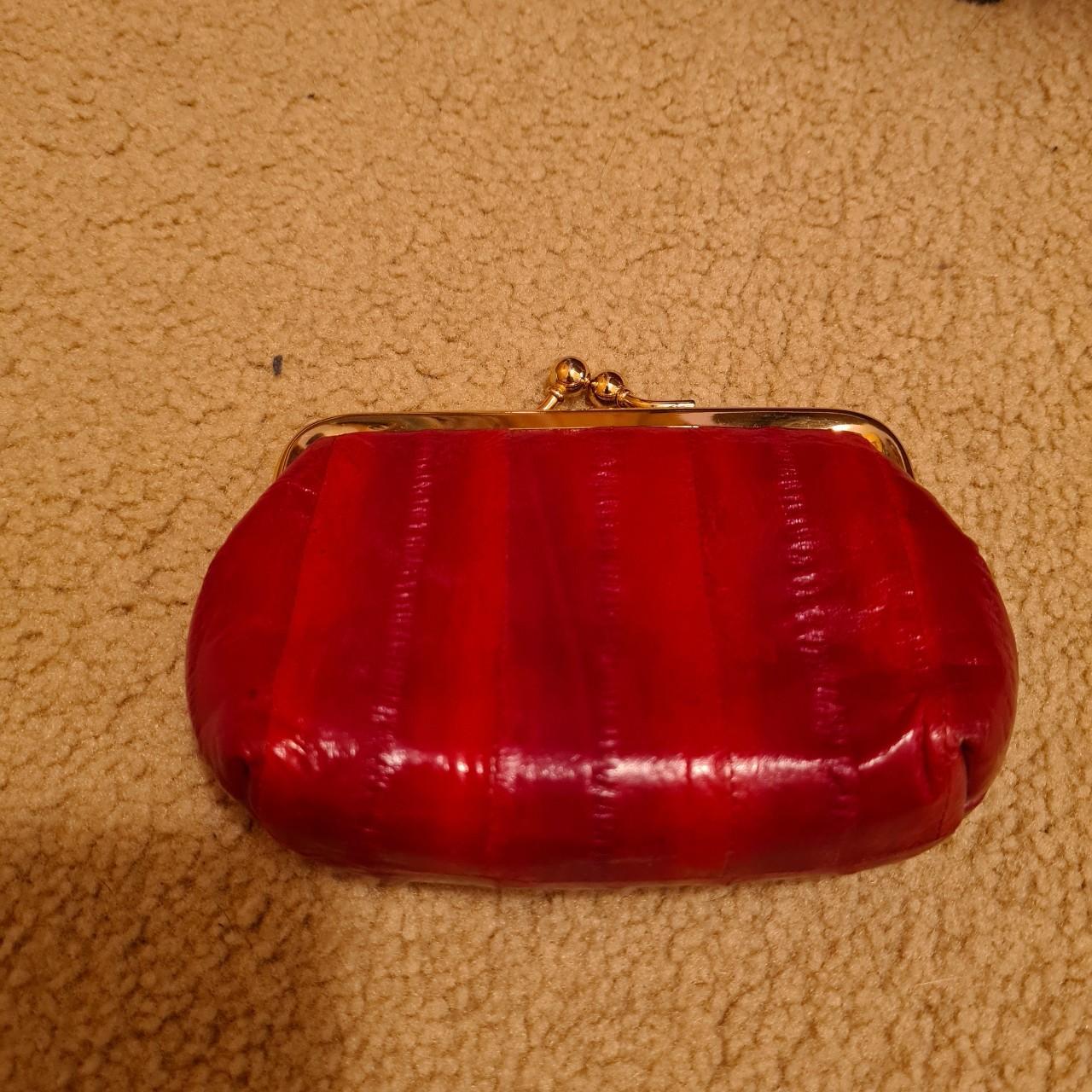 Red Gold Pouch Coin Purse Wallet • NO SWAPS - Depop