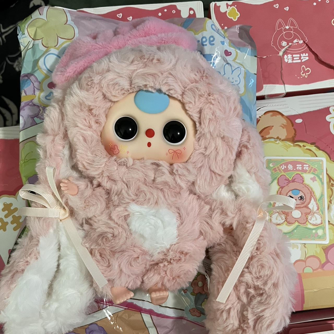 Baby Three Macaron Bunny Returns v3 Plush Series... | Depop