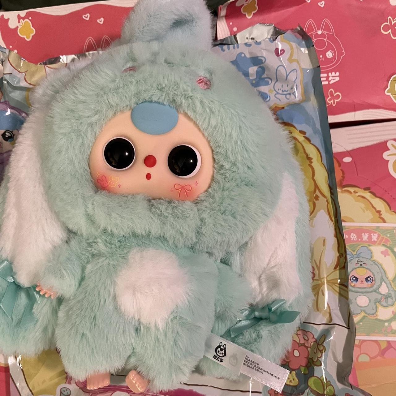 Baby Three Macaron Bunny Returns v3 Plush Series... | Depop