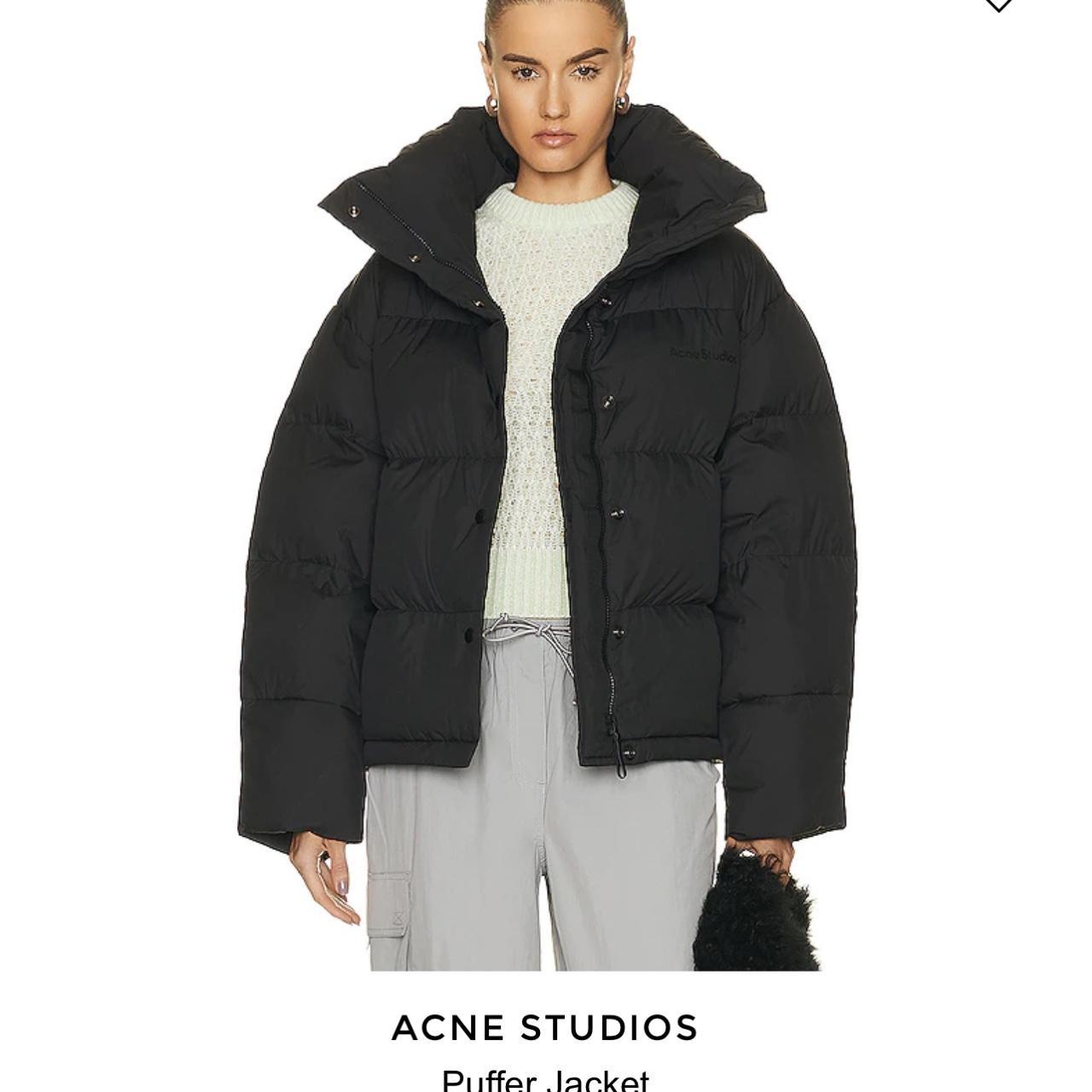 Acne studios puffer jacket perfect condition size 36... - Depop