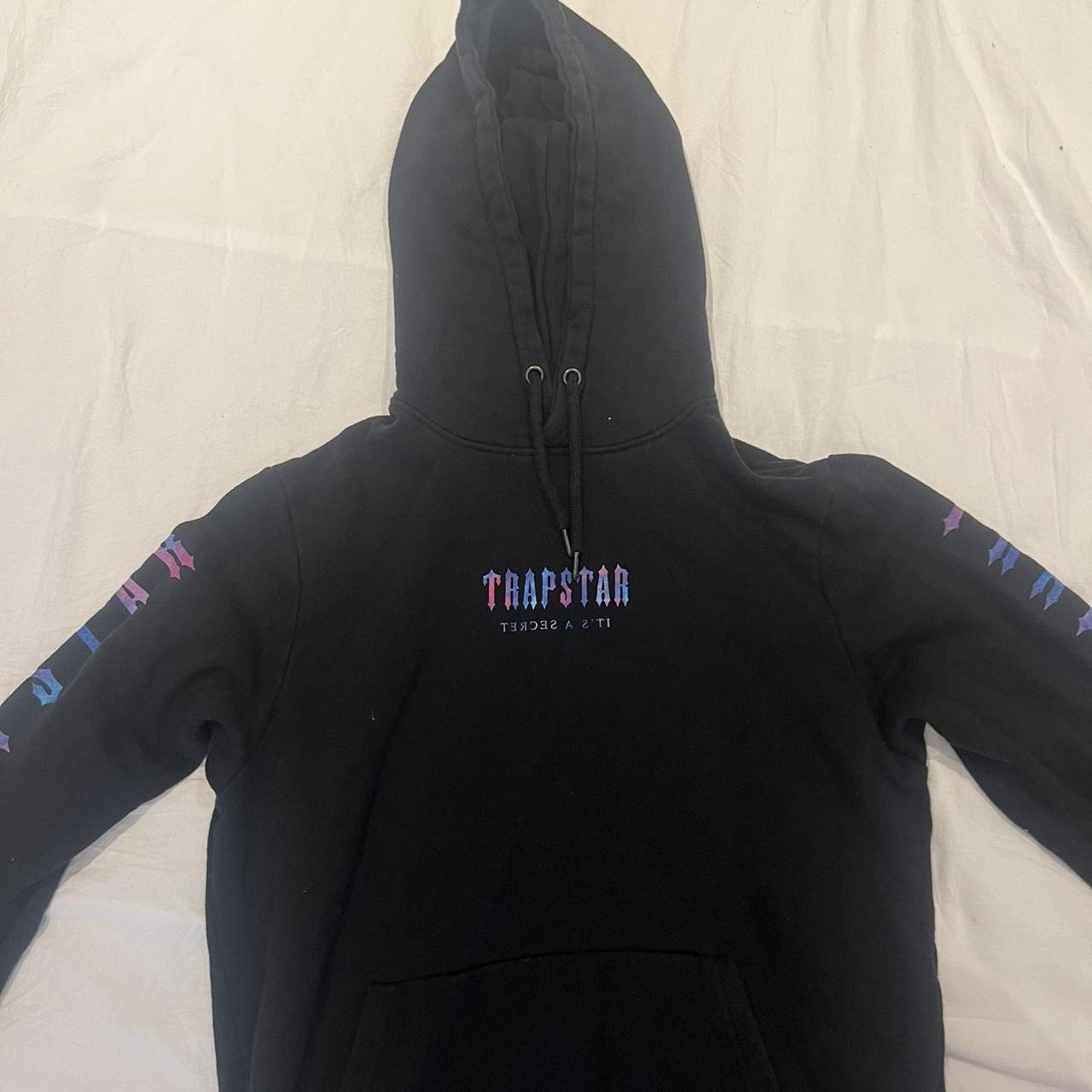 Trapstar hoodie Size medium Design on front and... - Depop