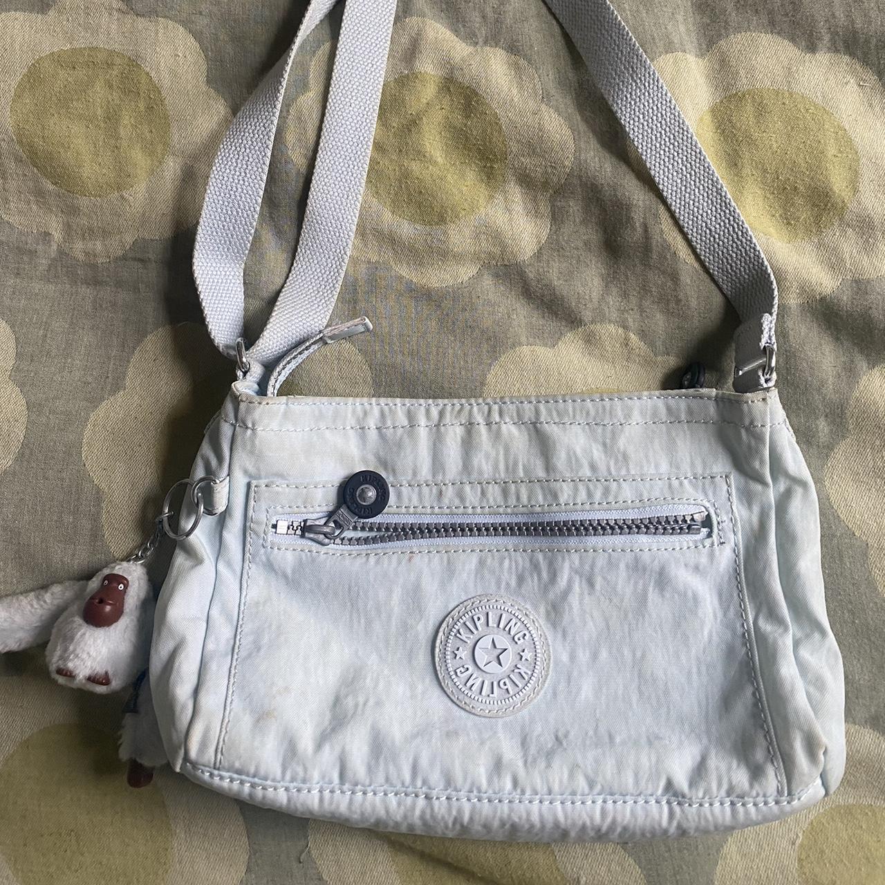 Cream and white Kipling bag #y2k #trendy Slight... - Depop