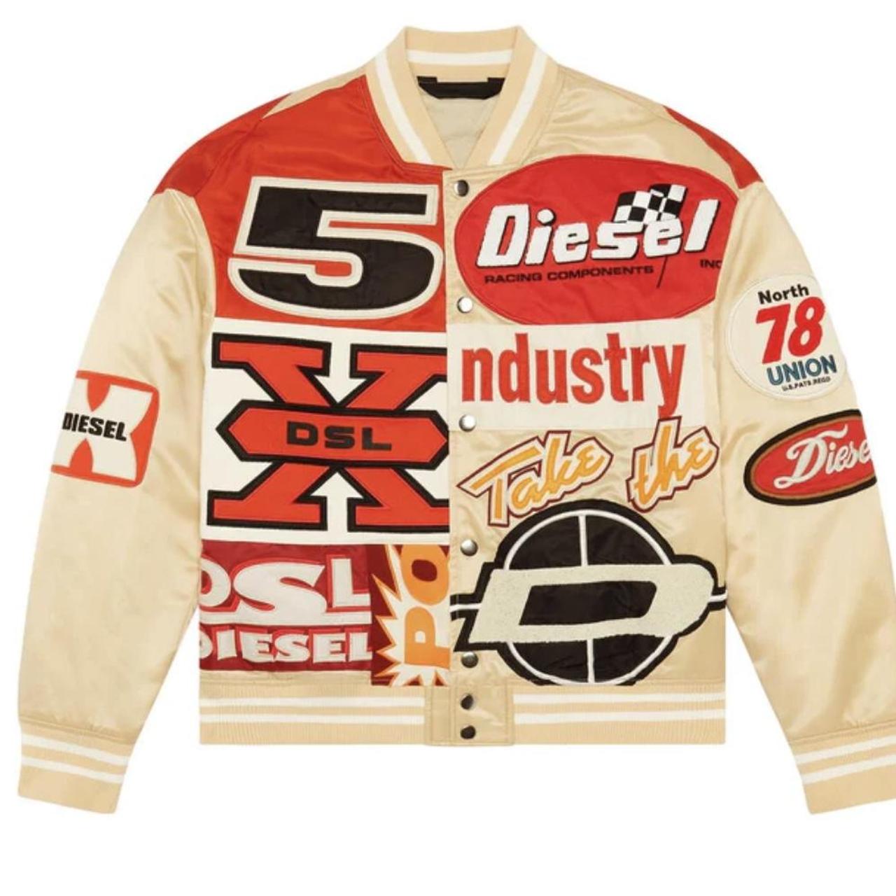 Diesel varsity bomber jacket sold out online & not... - Depop