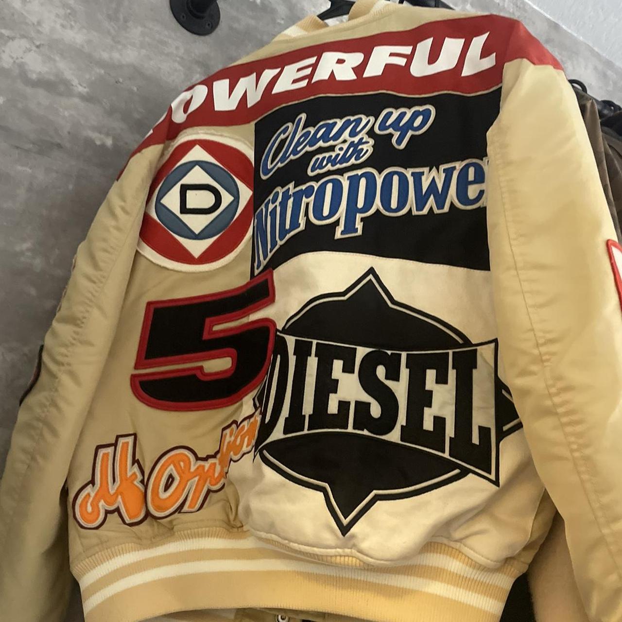 Diesel varsity bomber jacket sold out online & not... - Depop