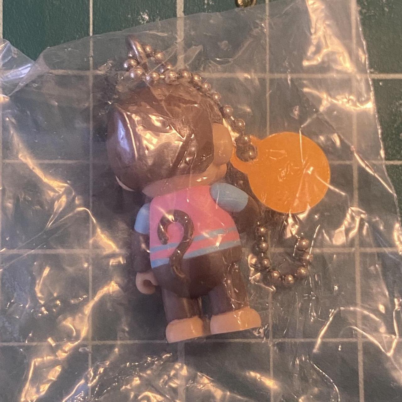 Monchichi keychain in pink & blue self referential... - Depop