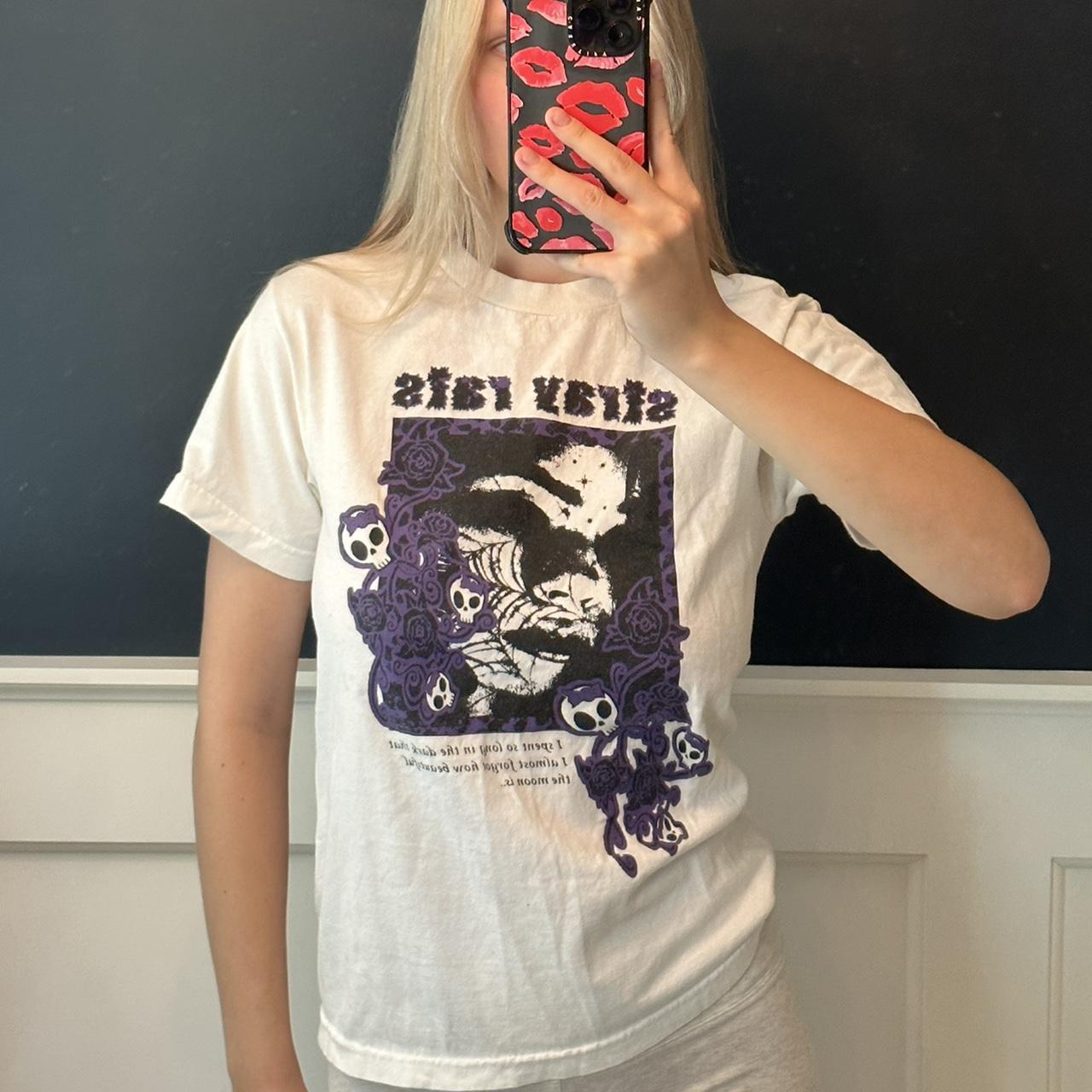 Stray rats graphic tee 💜👾 size men’s small... - Depop