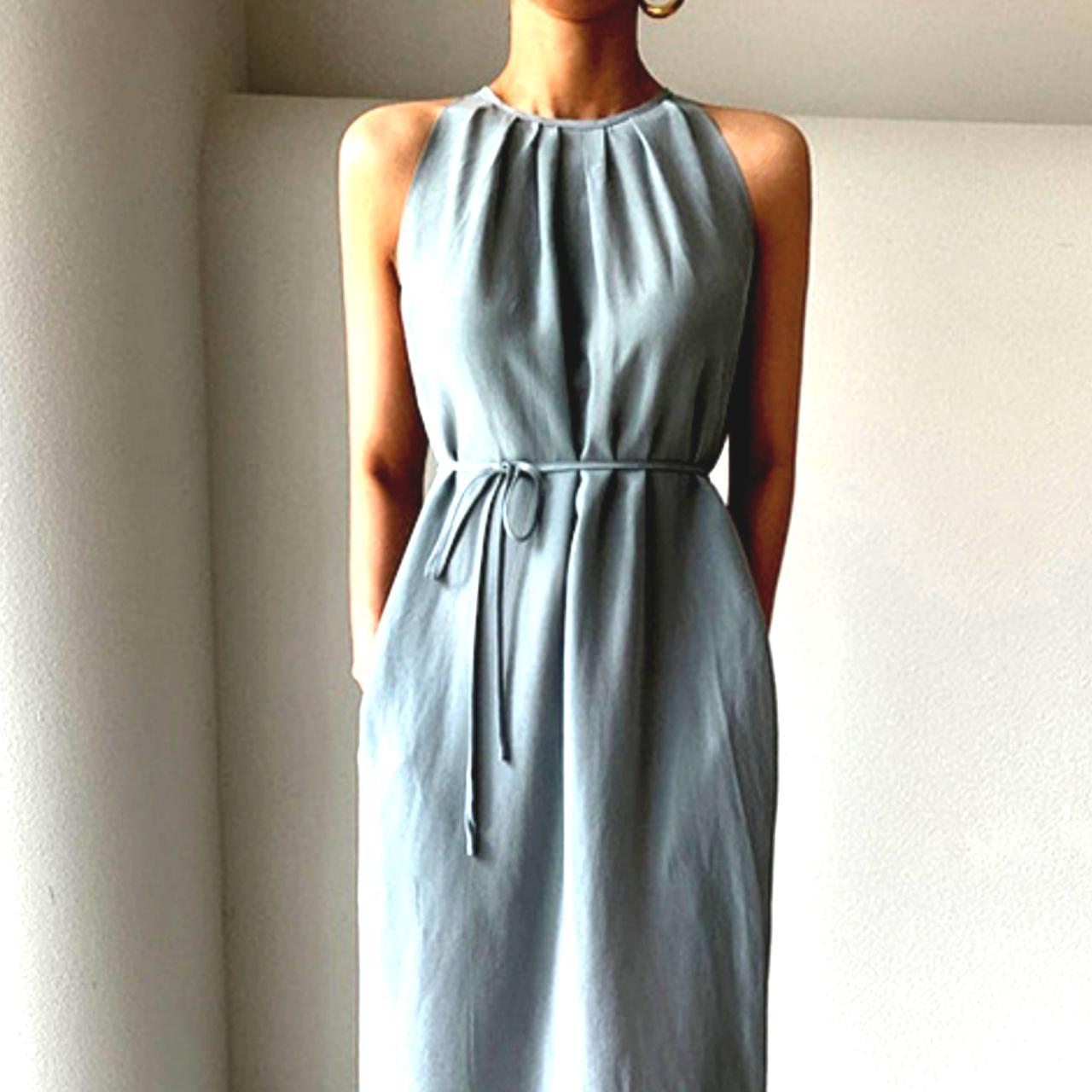 Stunning Halter Crinkle Off-shoulder Drawstring Side... - Depop