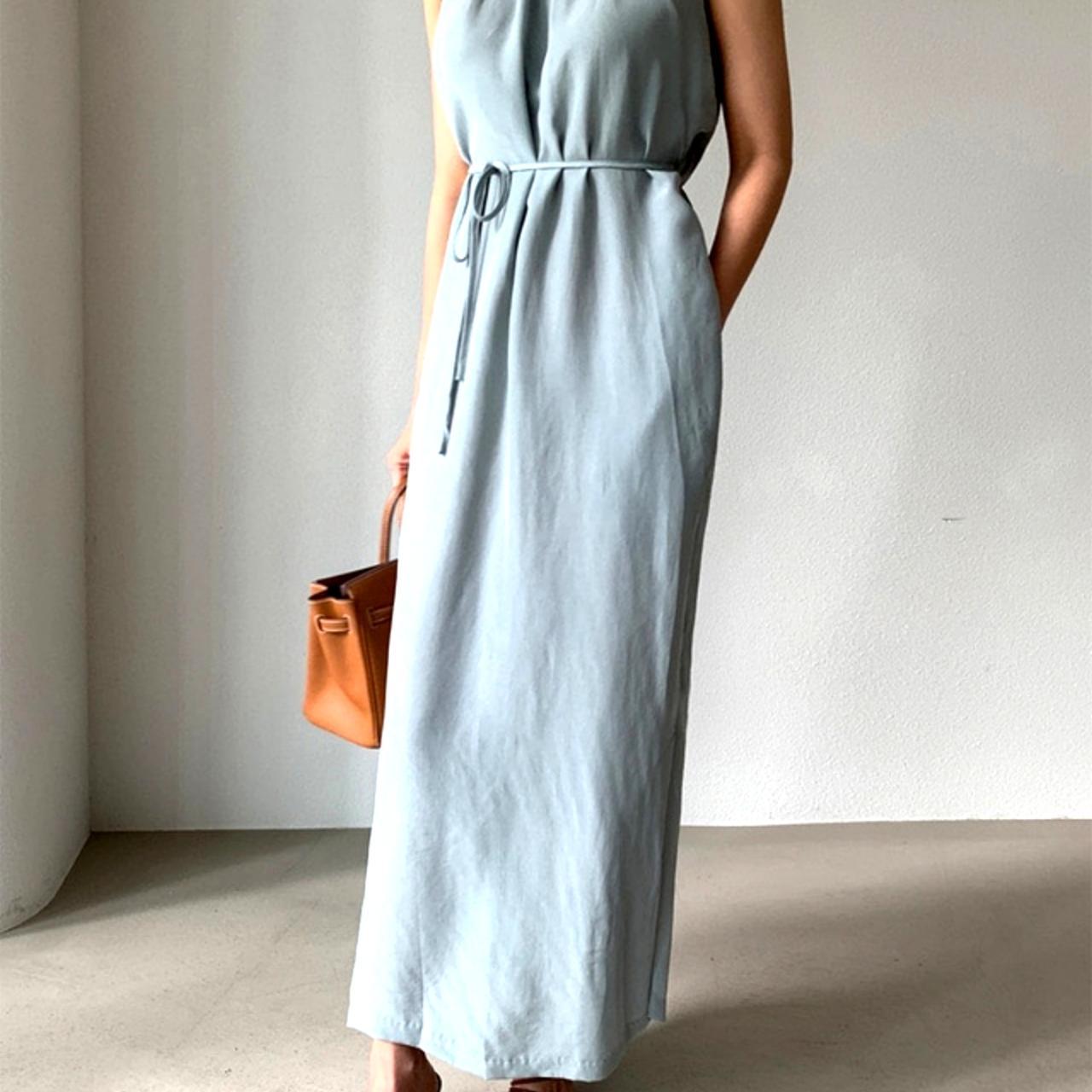 Stunning Halter Crinkle Off-shoulder Drawstring Side... - Depop