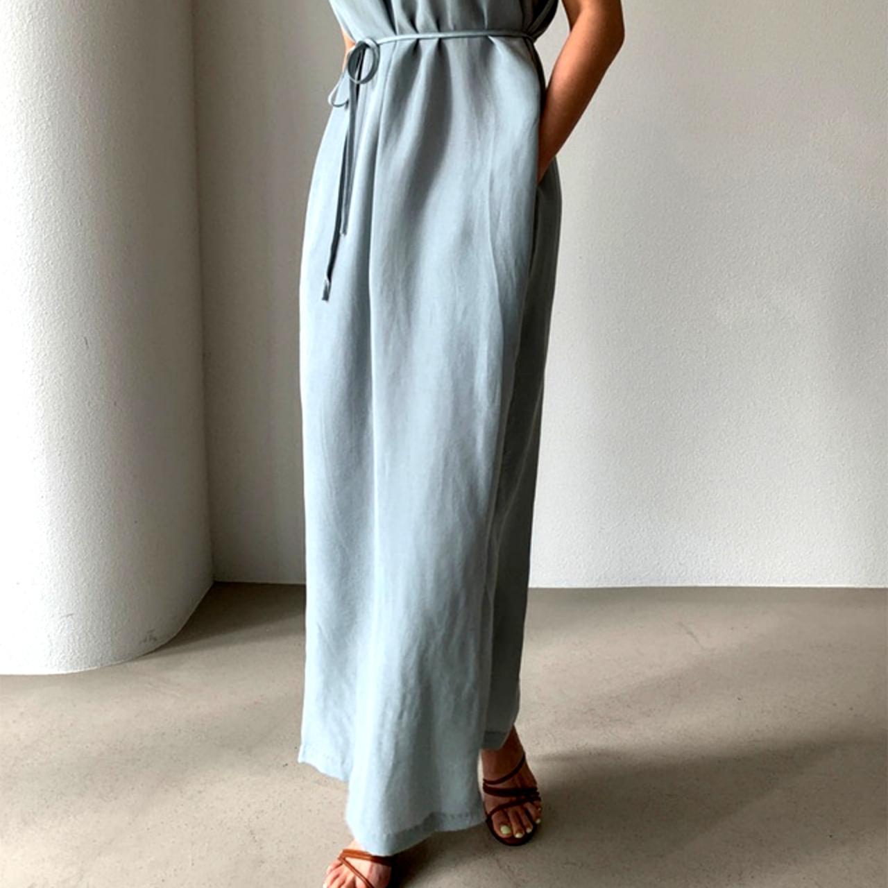 Stunning Halter Crinkle Off-shoulder Drawstring Side... - Depop