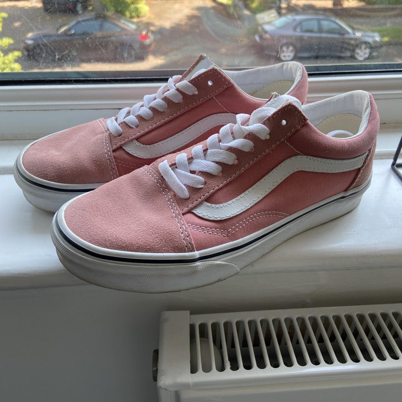 Pink Old Skool Vans 🩷 Size 4 Worn a few times but... - Depop