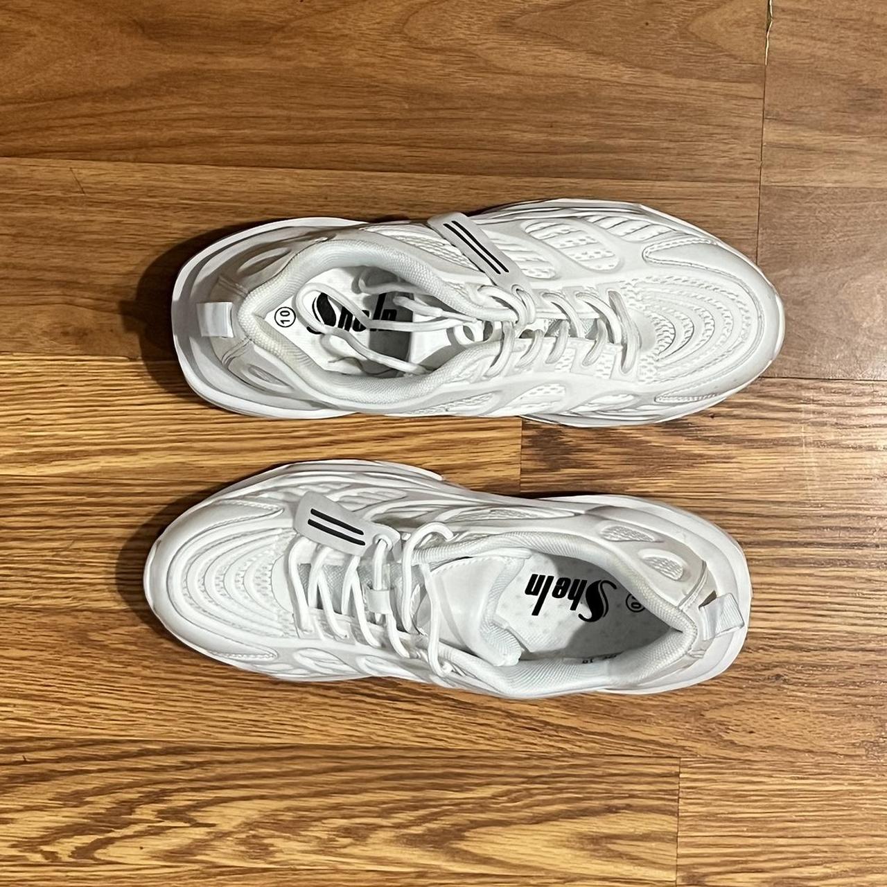 SHEIN- White Chunky Sneakers - Depop