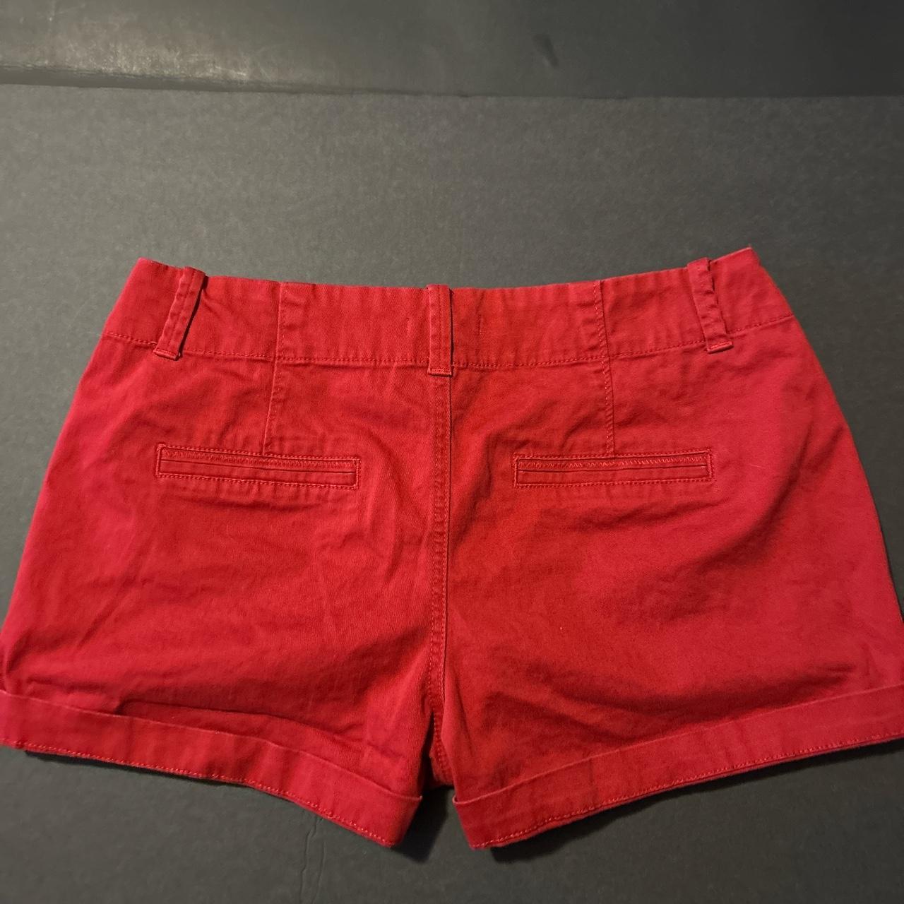 Really cute pair of red short-shorts from... - Depop