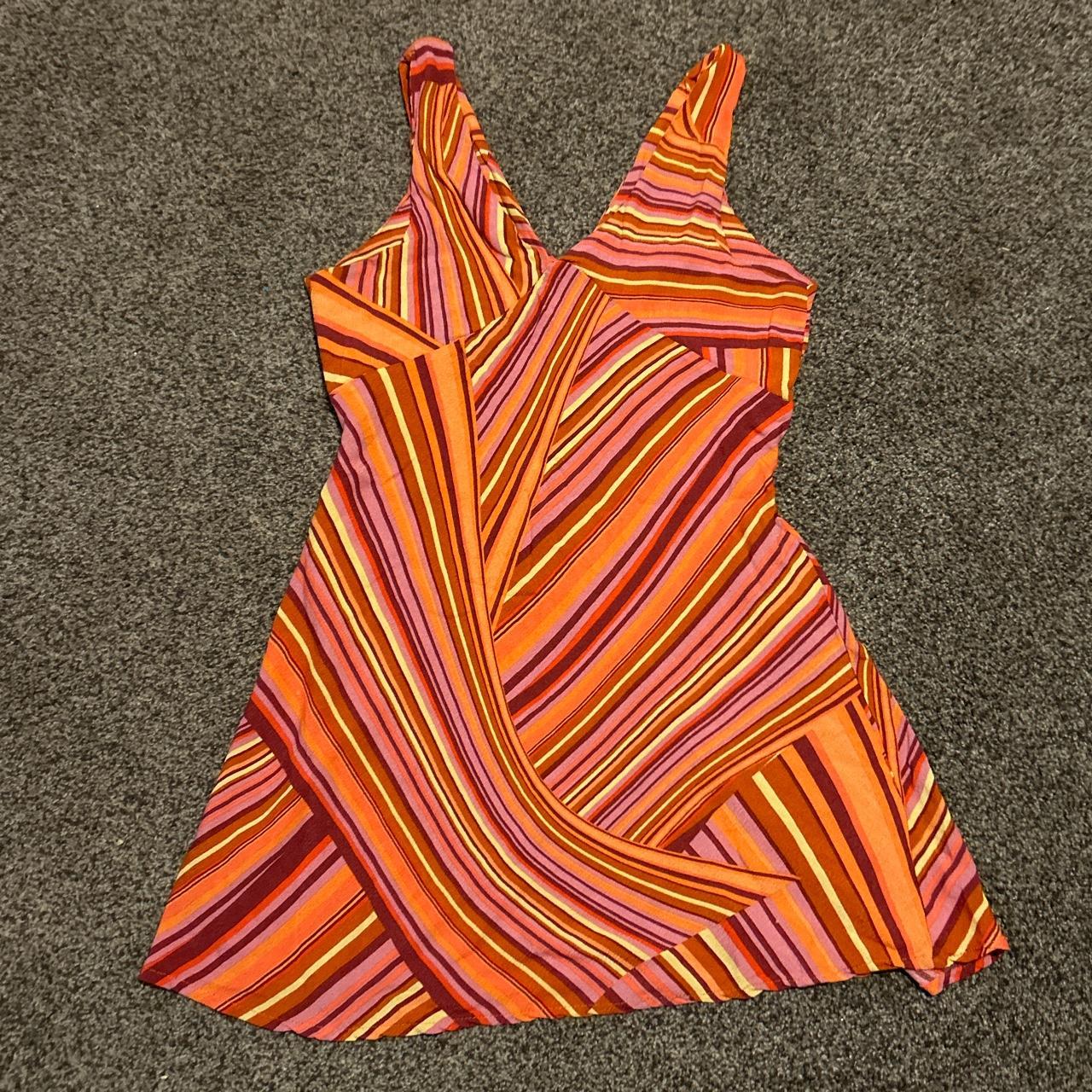 Super cute orange dress giving a real 70's vibe. The... - Depop