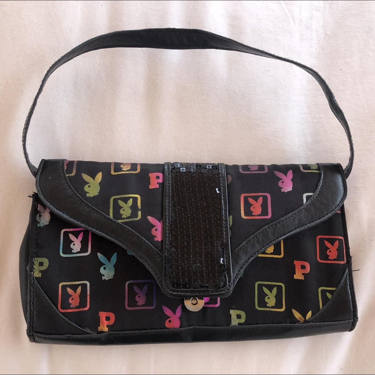 Colourful, vintage playboy clutch bag / purse - Depop