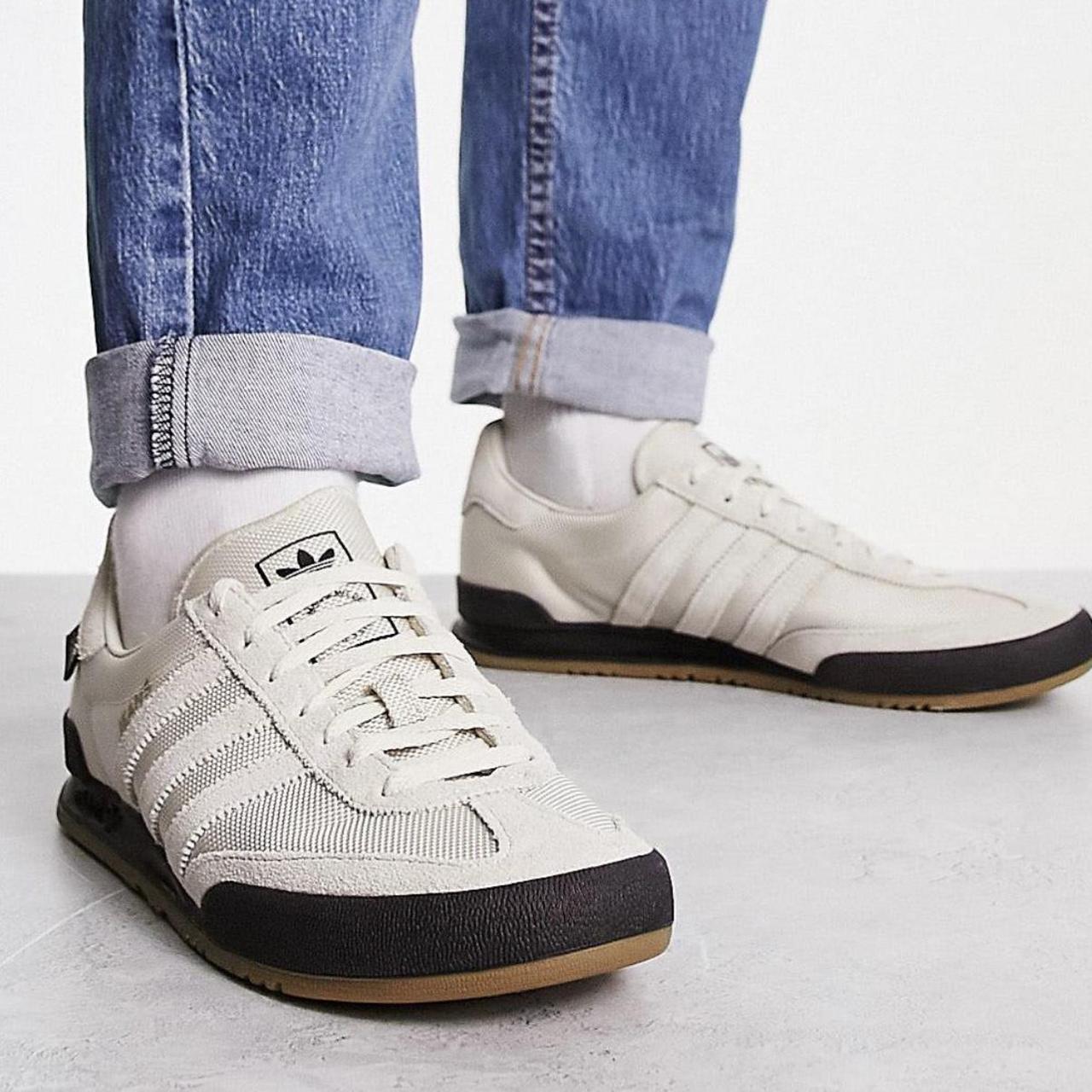adidas Originals Jeans Trainer Light Grey Never... - Depop