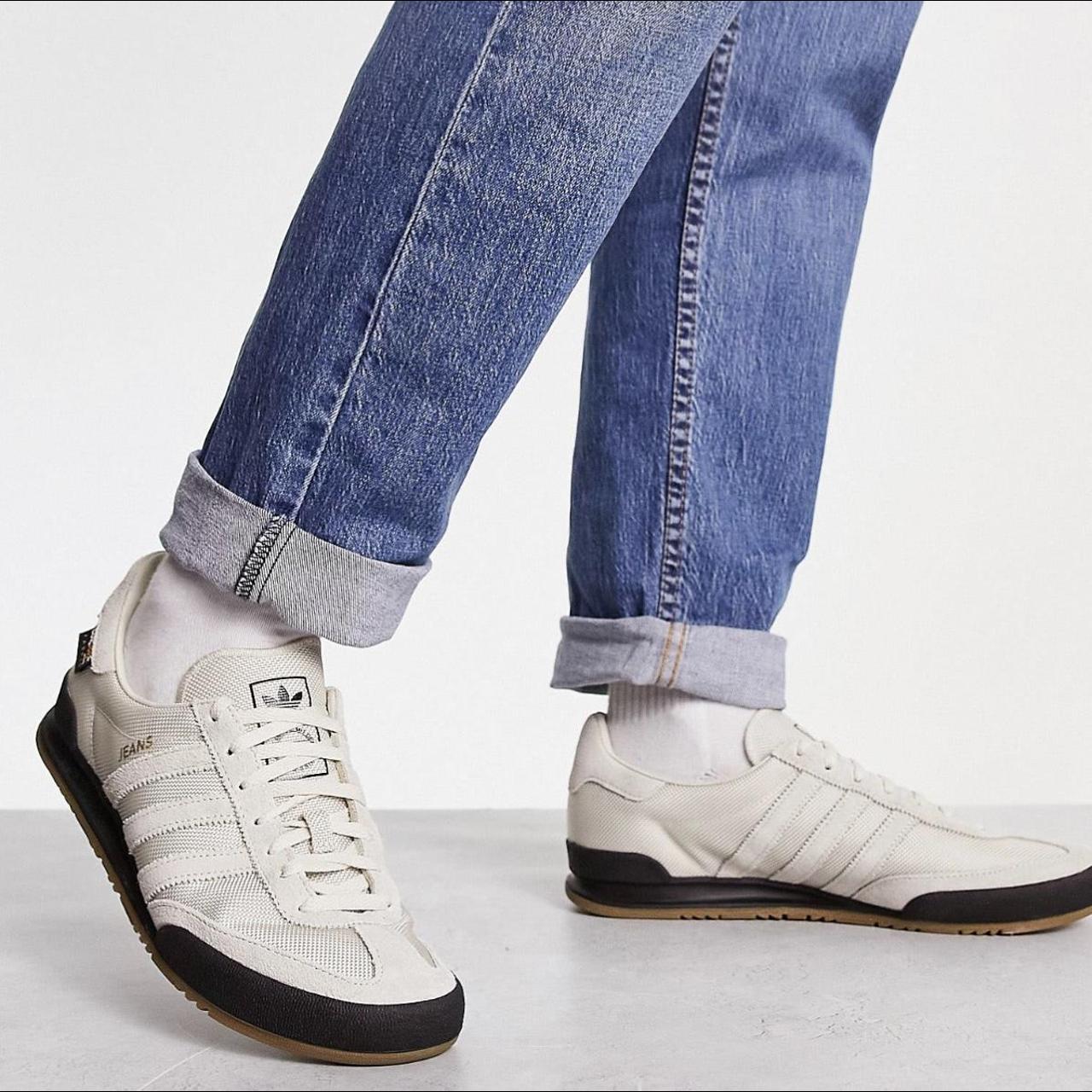 adidas Originals Jeans Trainer Light Grey Never... - Depop